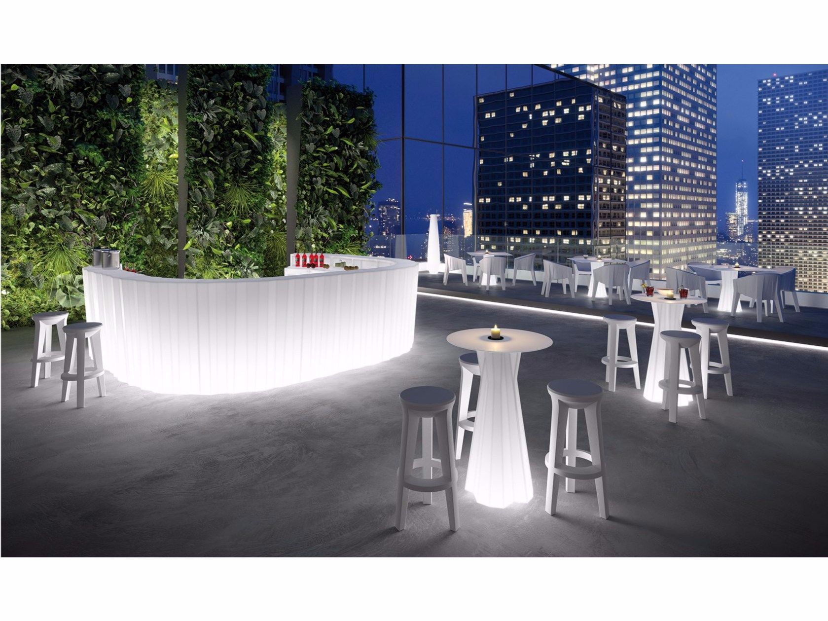 FROZEN DESK LIGHT Bar counter By Plust