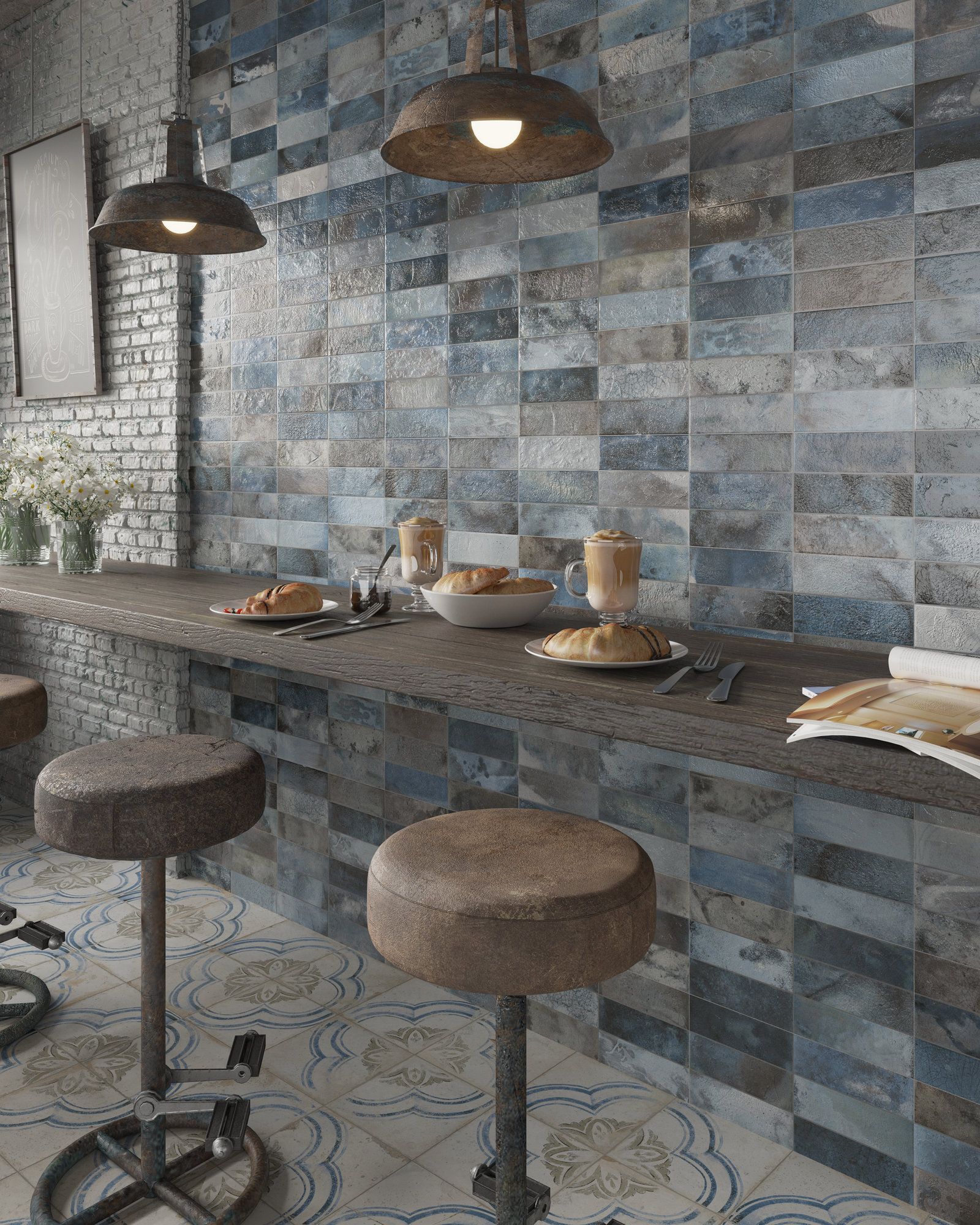 Indoor ceramic wall tiles FS RAKU By PERONDA design Francisco Segarra