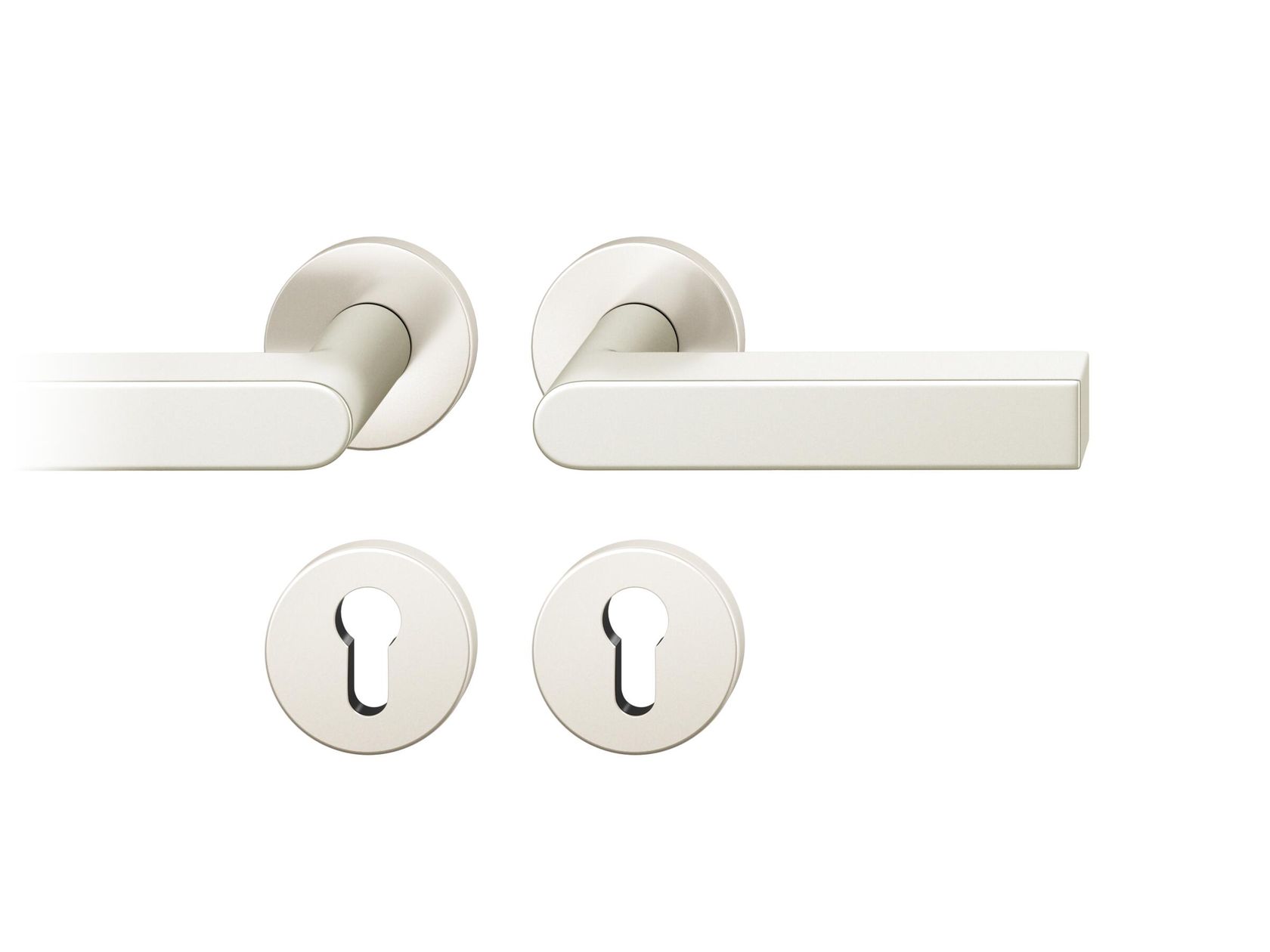 FSB 12 1001 | Lever set Anodized aluminium door handle on rose By FSB