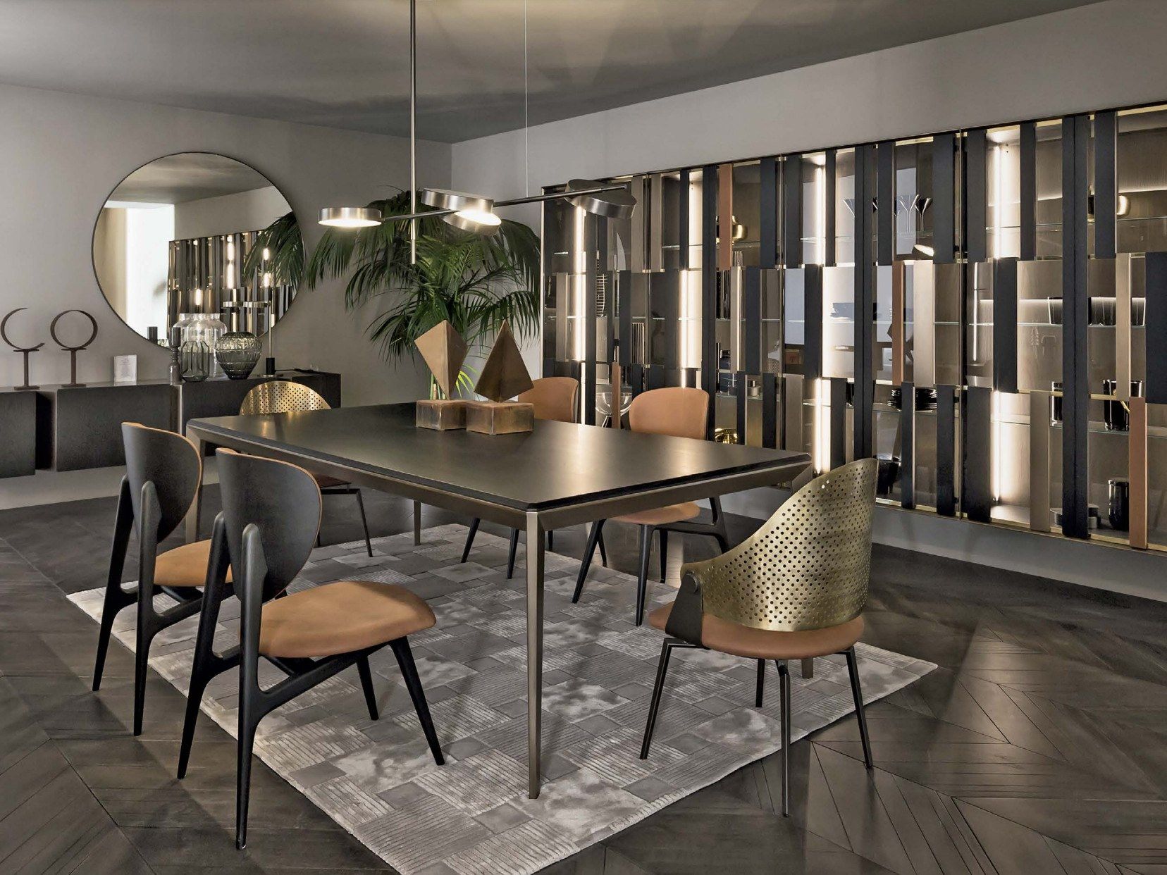 Upholstered leather chair FUN By Shake design Andrea Zonta