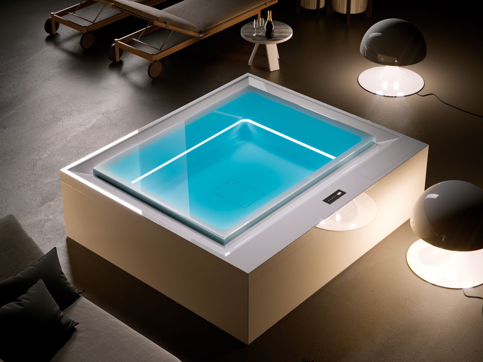 FUSION ACTIVE 230 hot tub By Gruppo Treesse design Marc Sadler