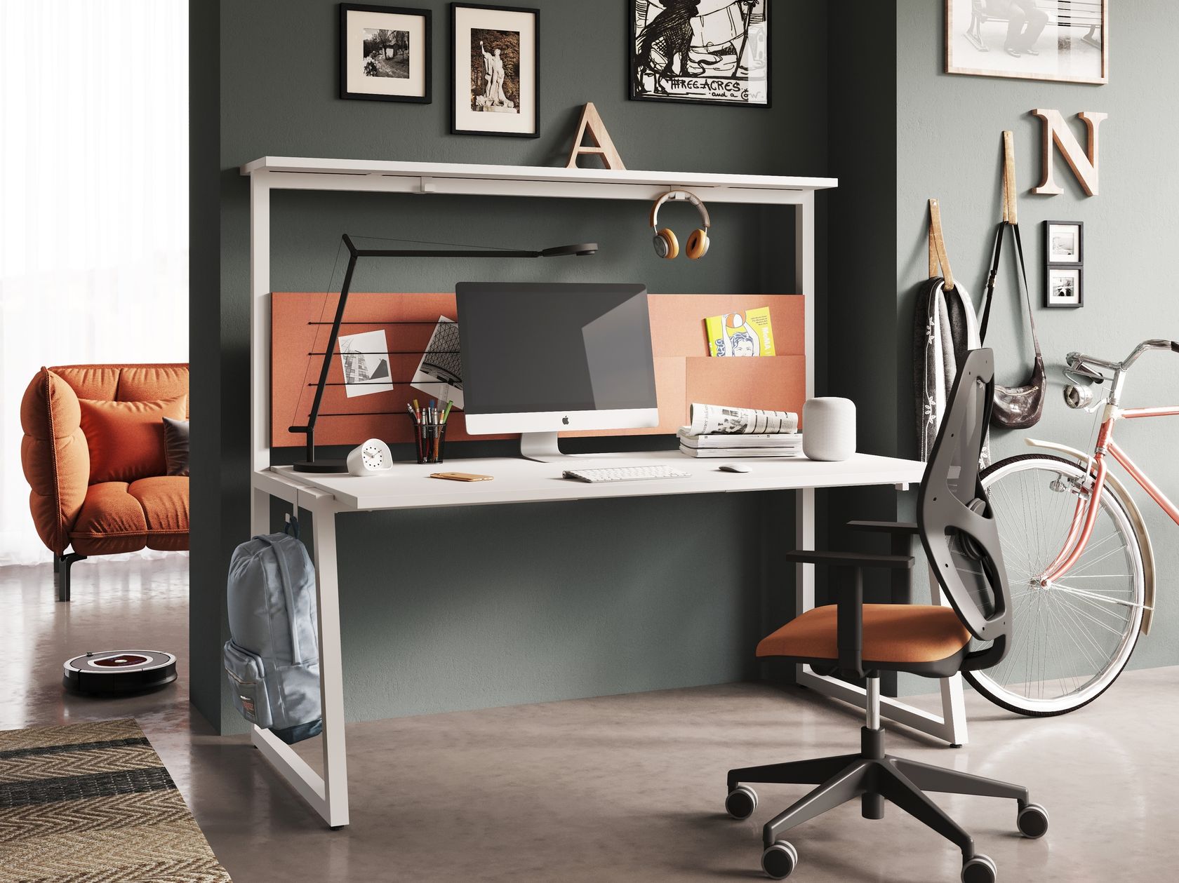 FUSION | Writing desk By CUF Milano design John Bennett, Sakura Adachi