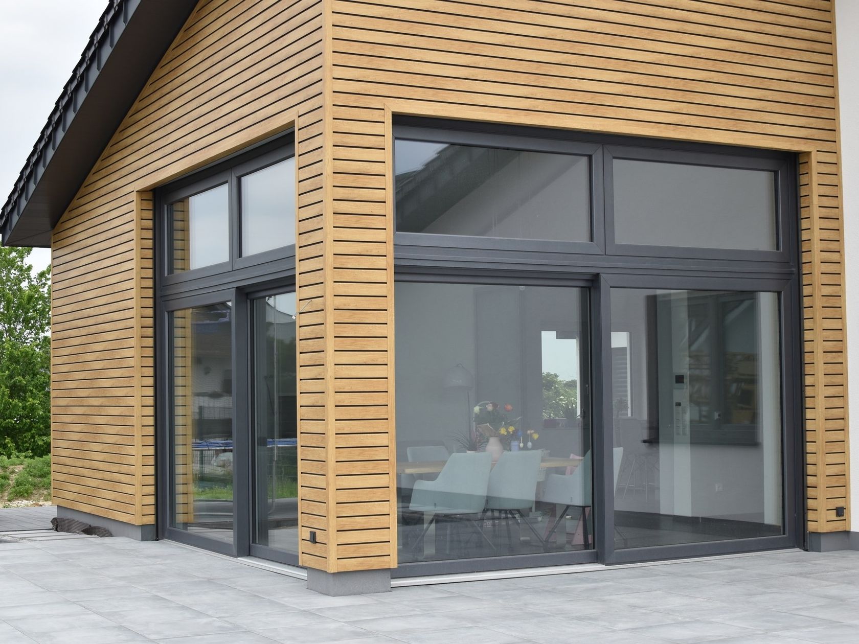 Façade profiles Recycled plastic Panel for facade By INPEK