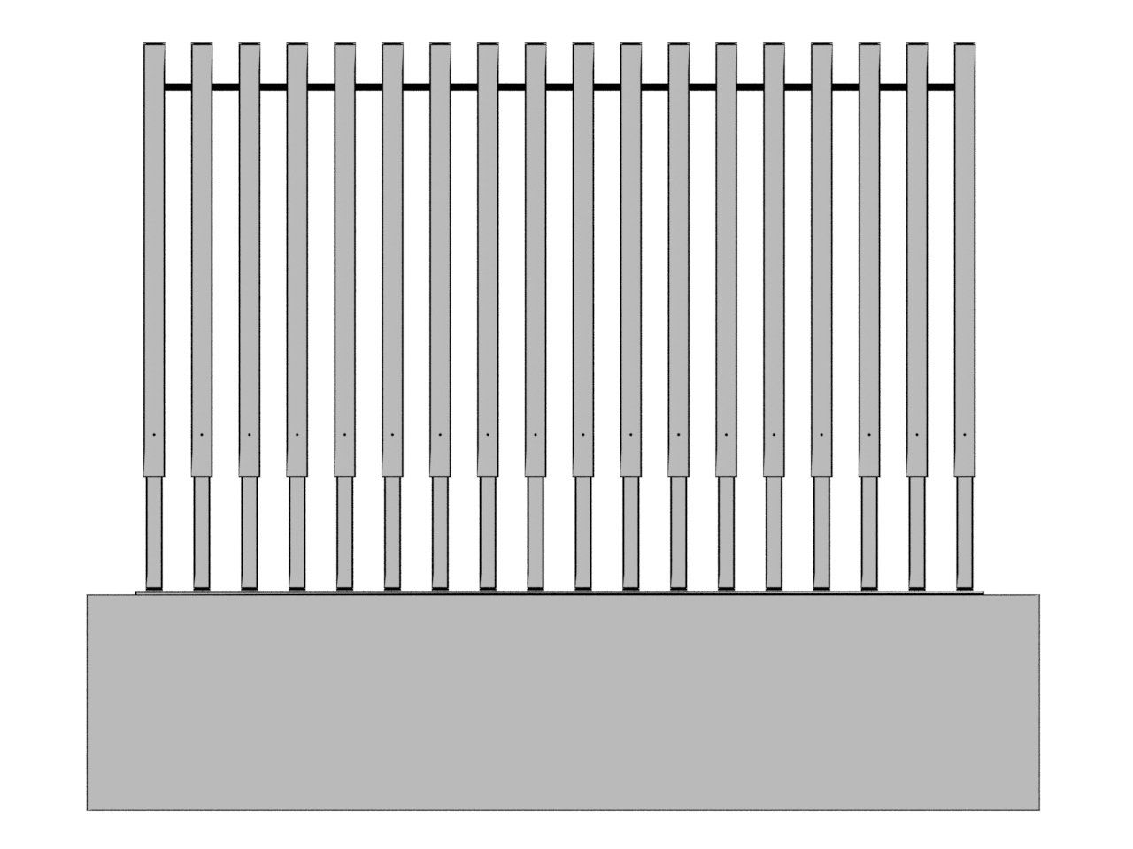 FENCE Bar screening Fence By PACUR