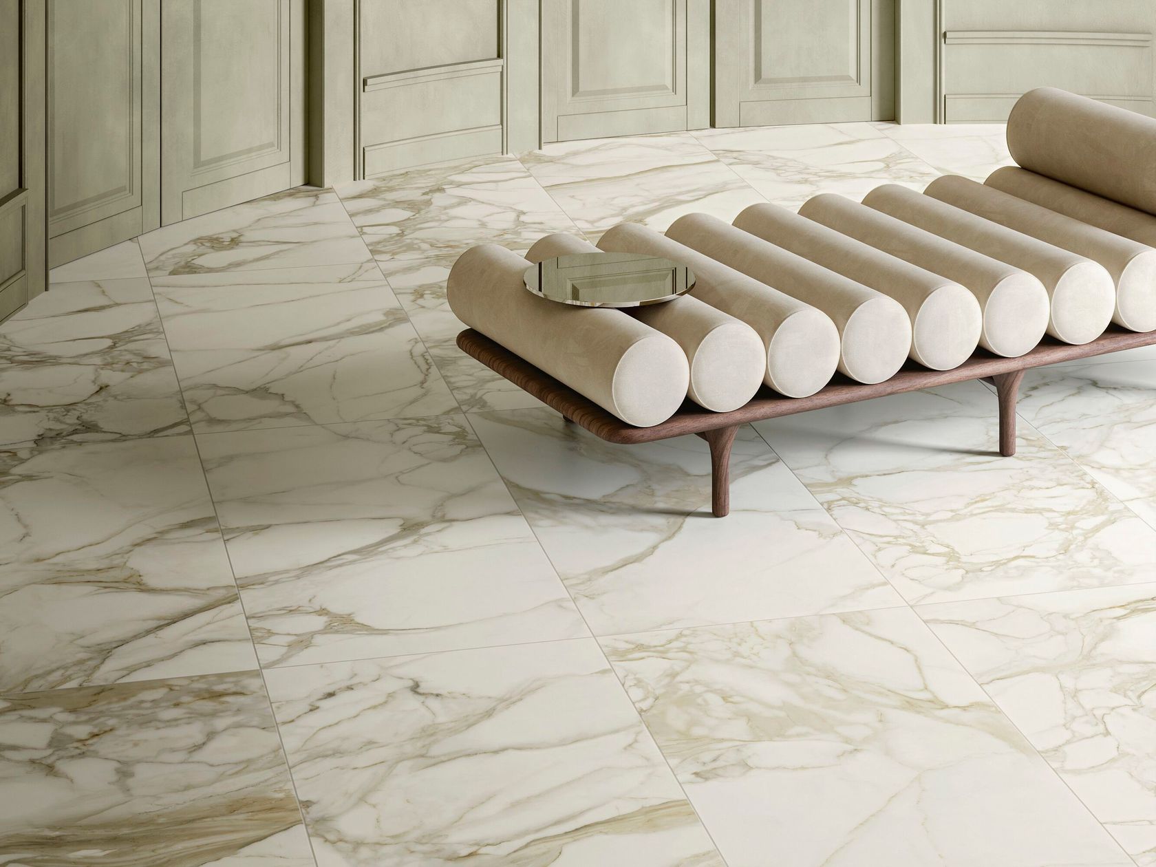 MARBLE LAB - CALACATTA DORATO Wall tiles By Fiandre Architectural Surfaces
