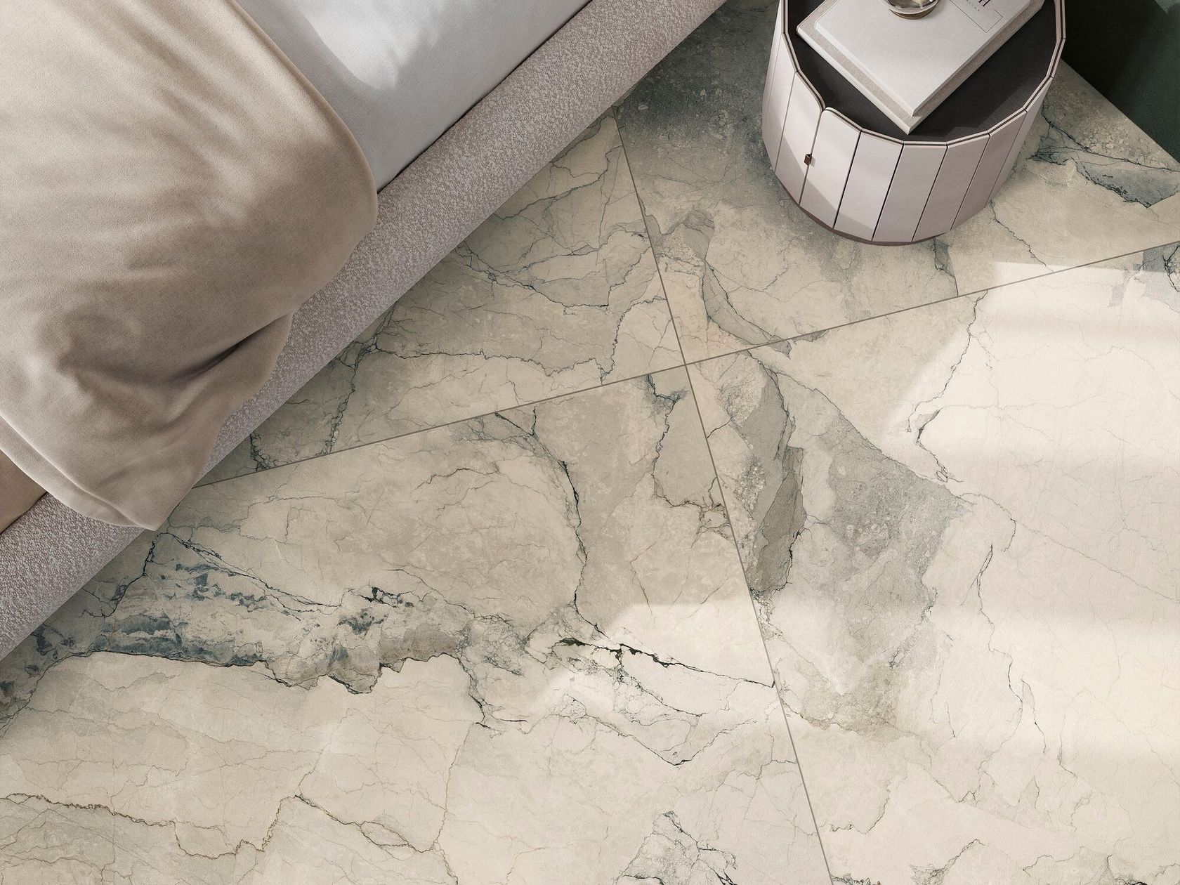 MARBLE LAB - CAMOUFLAGE Porcelain stoneware wall/floor tiles with ...