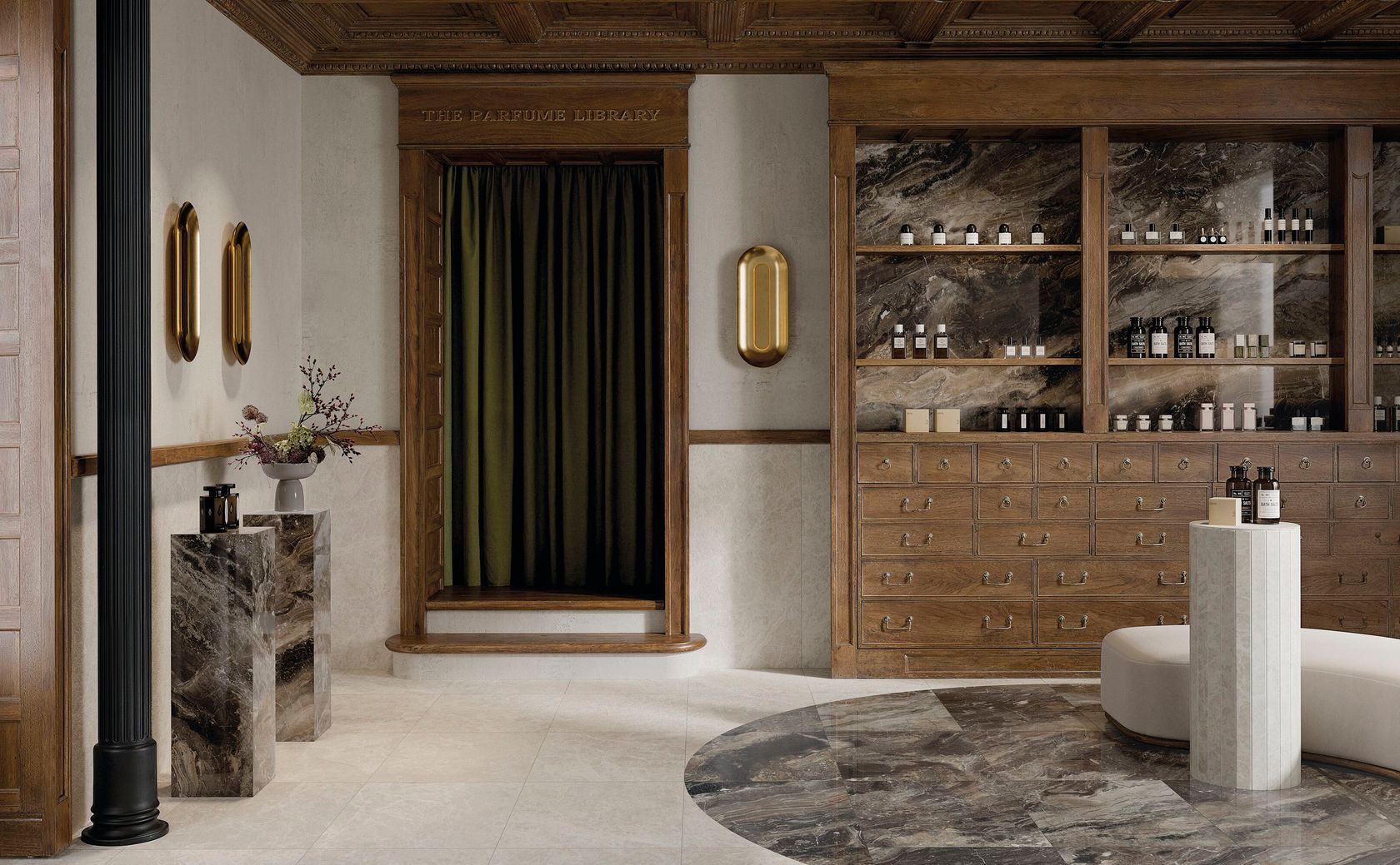 MARBLE LAB - DAMA BIANCA Wall/floor tiles with marble effect By Fiandre