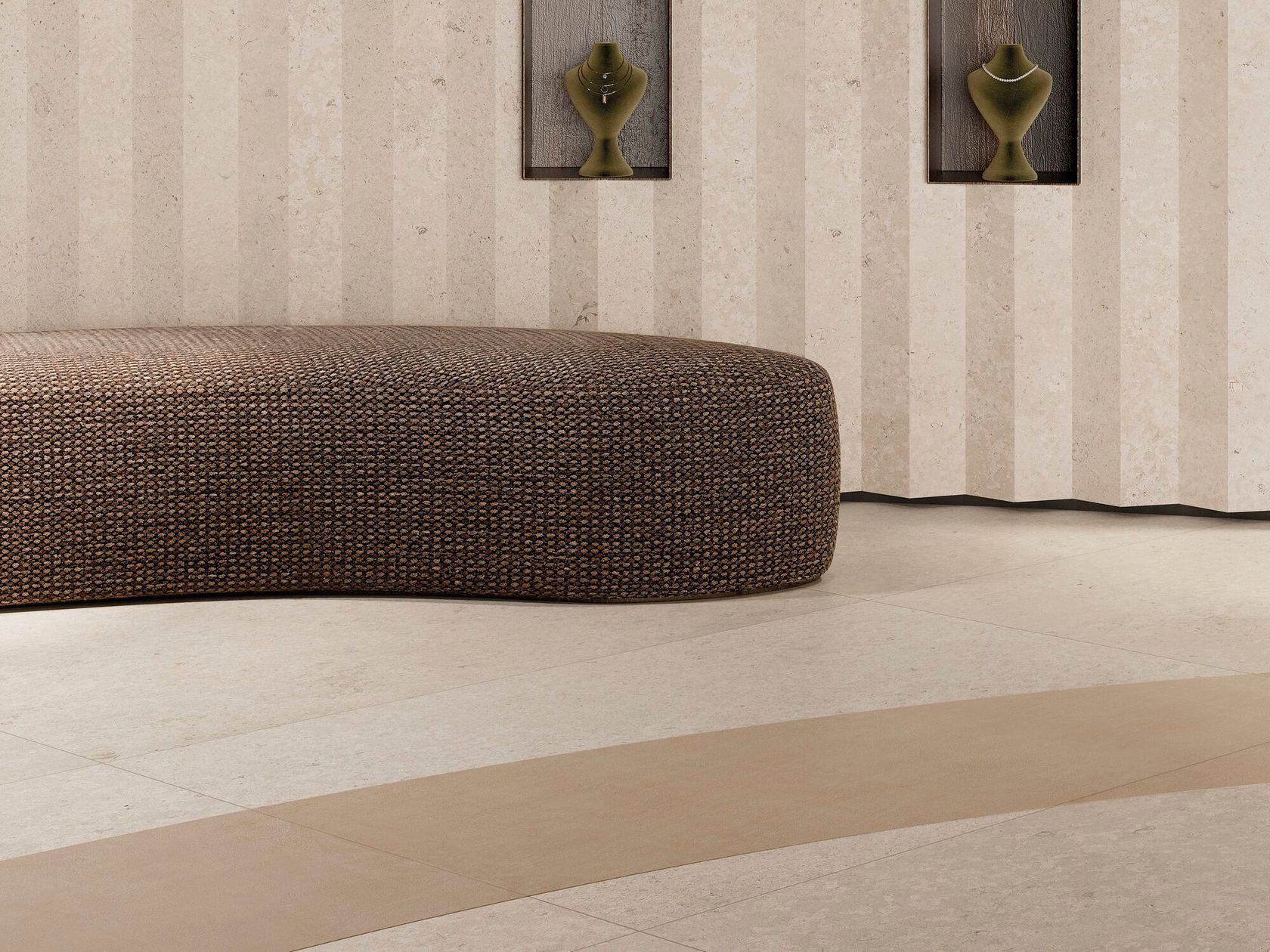 MARBLE LAB - LUNA LIMESTONE 覆盖层 By Fiandre