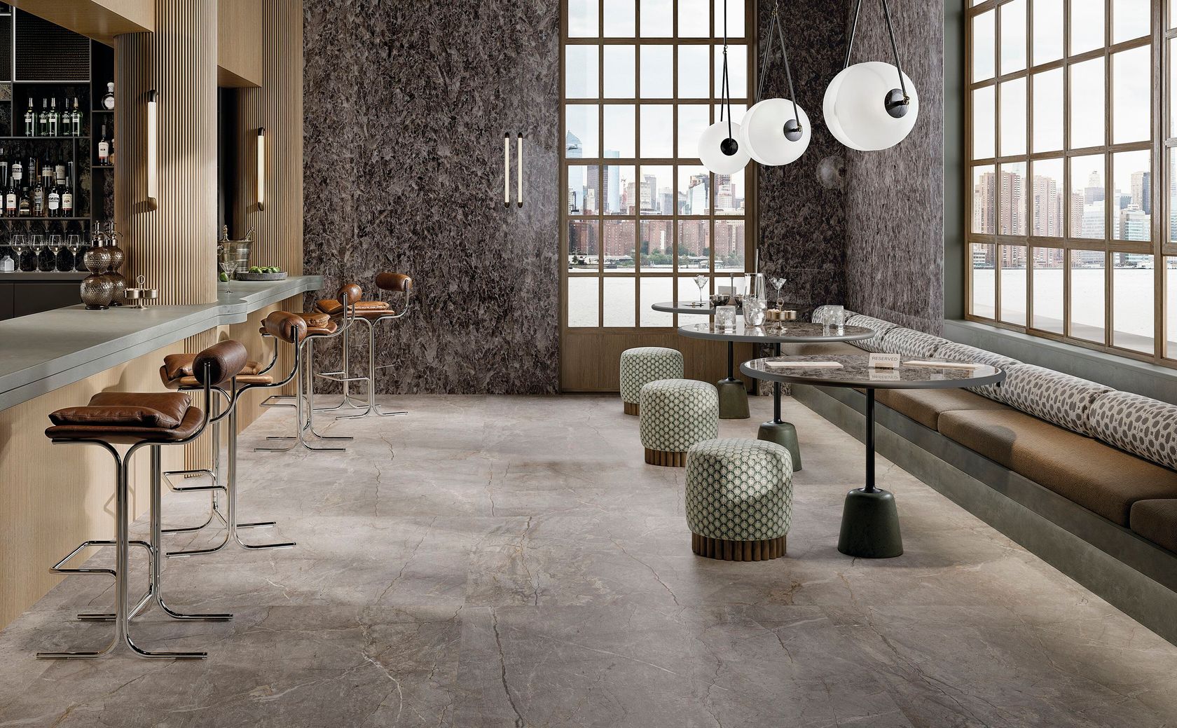 MARBLE LAB - SILVER ROOT Revêtement de sol/mur effet marbre By Fiandre