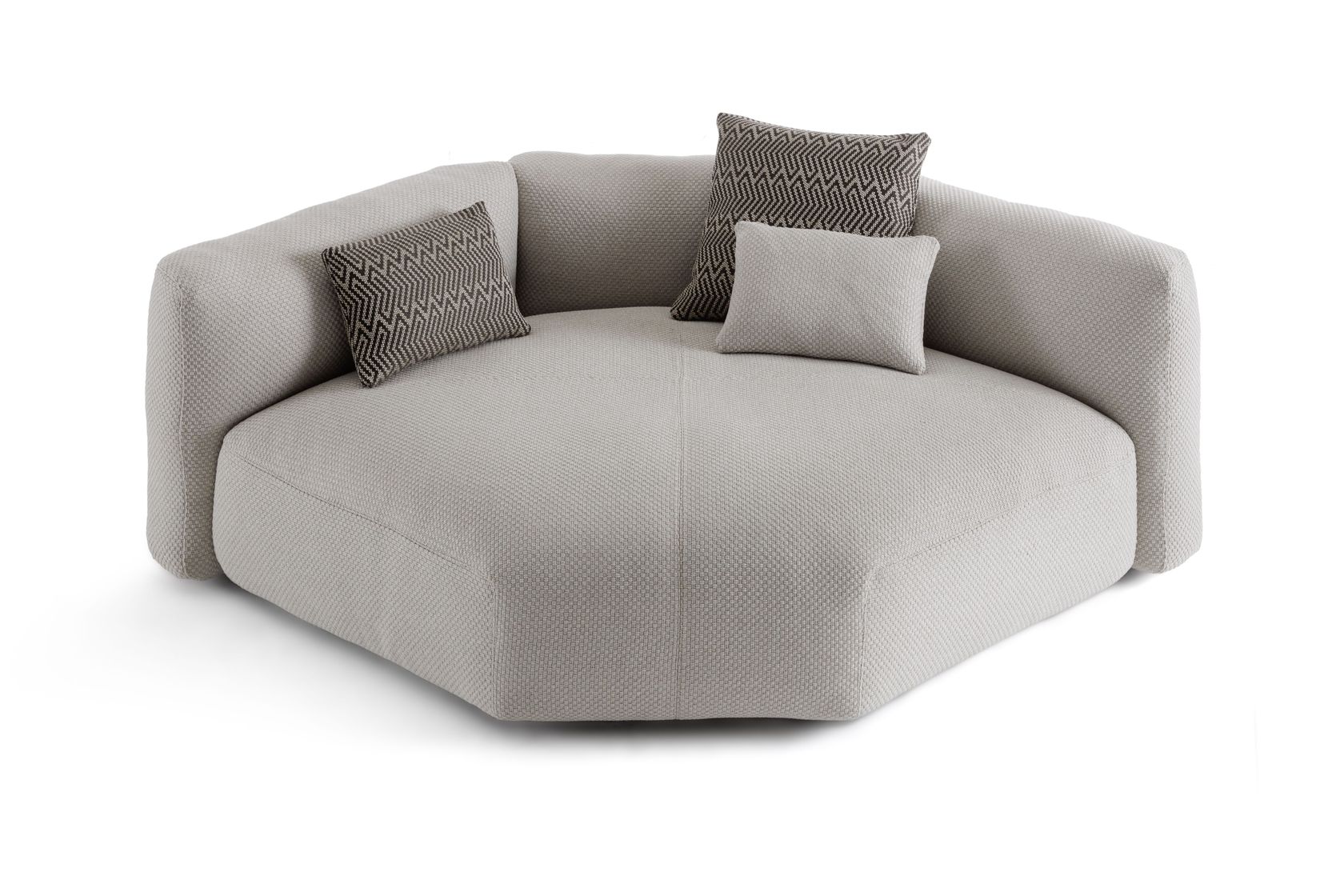 FIOCCO Fabric sofa with removable cover By Flou
