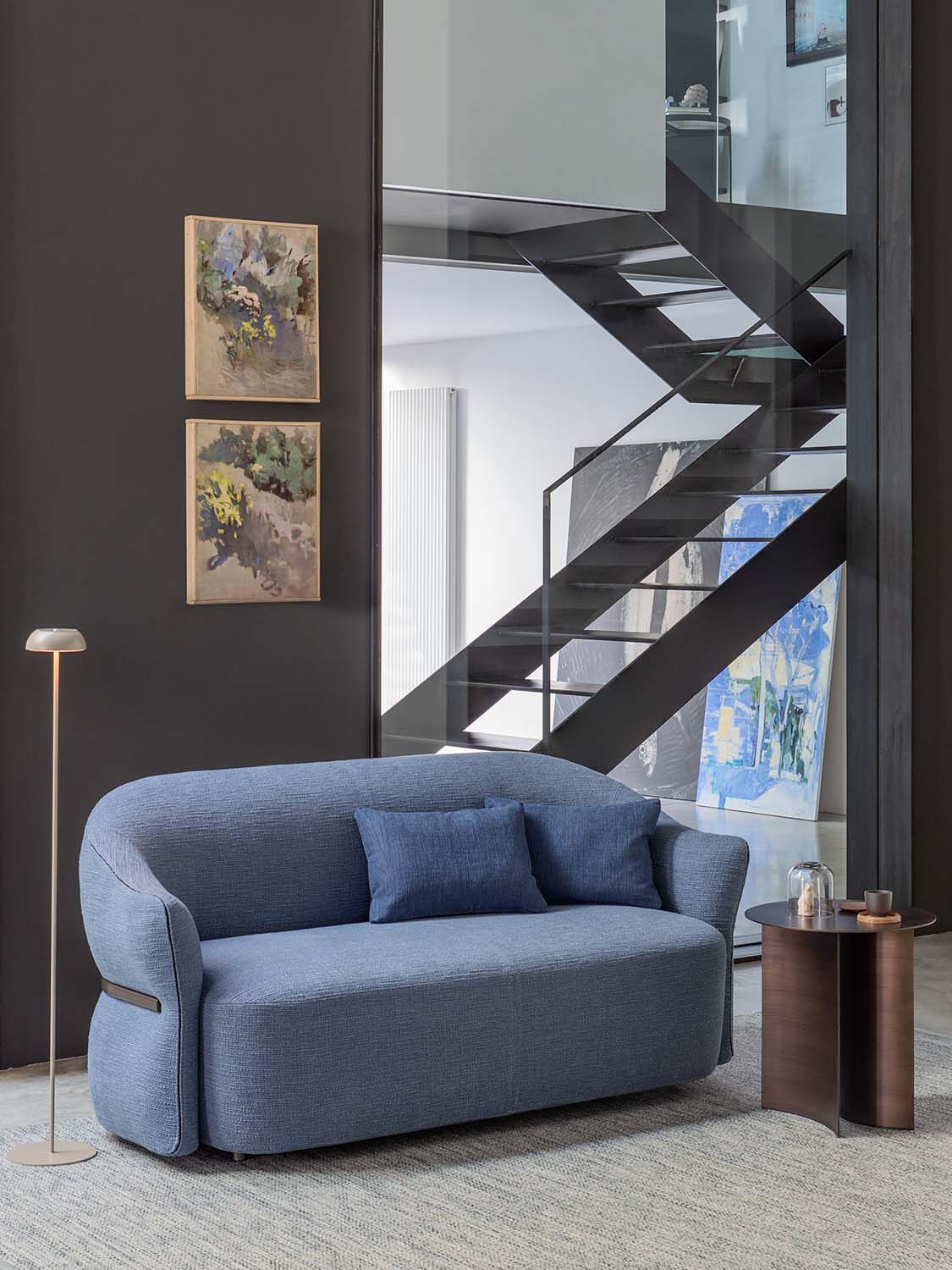 MADAME BUTTERFLY 2 seater sofa By Flou | design the Touch Studio