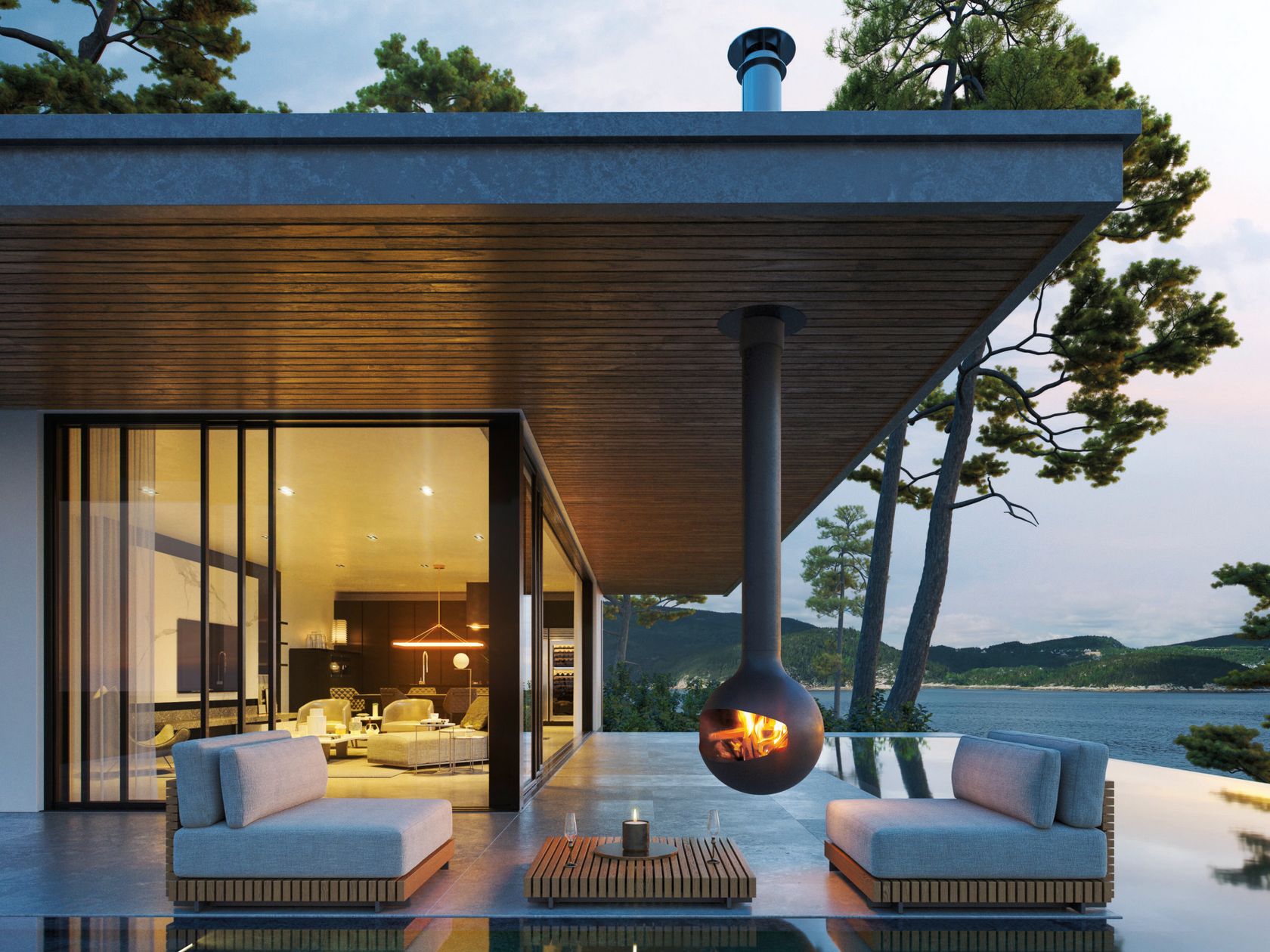 Hanging fireplaces | Archiproducts