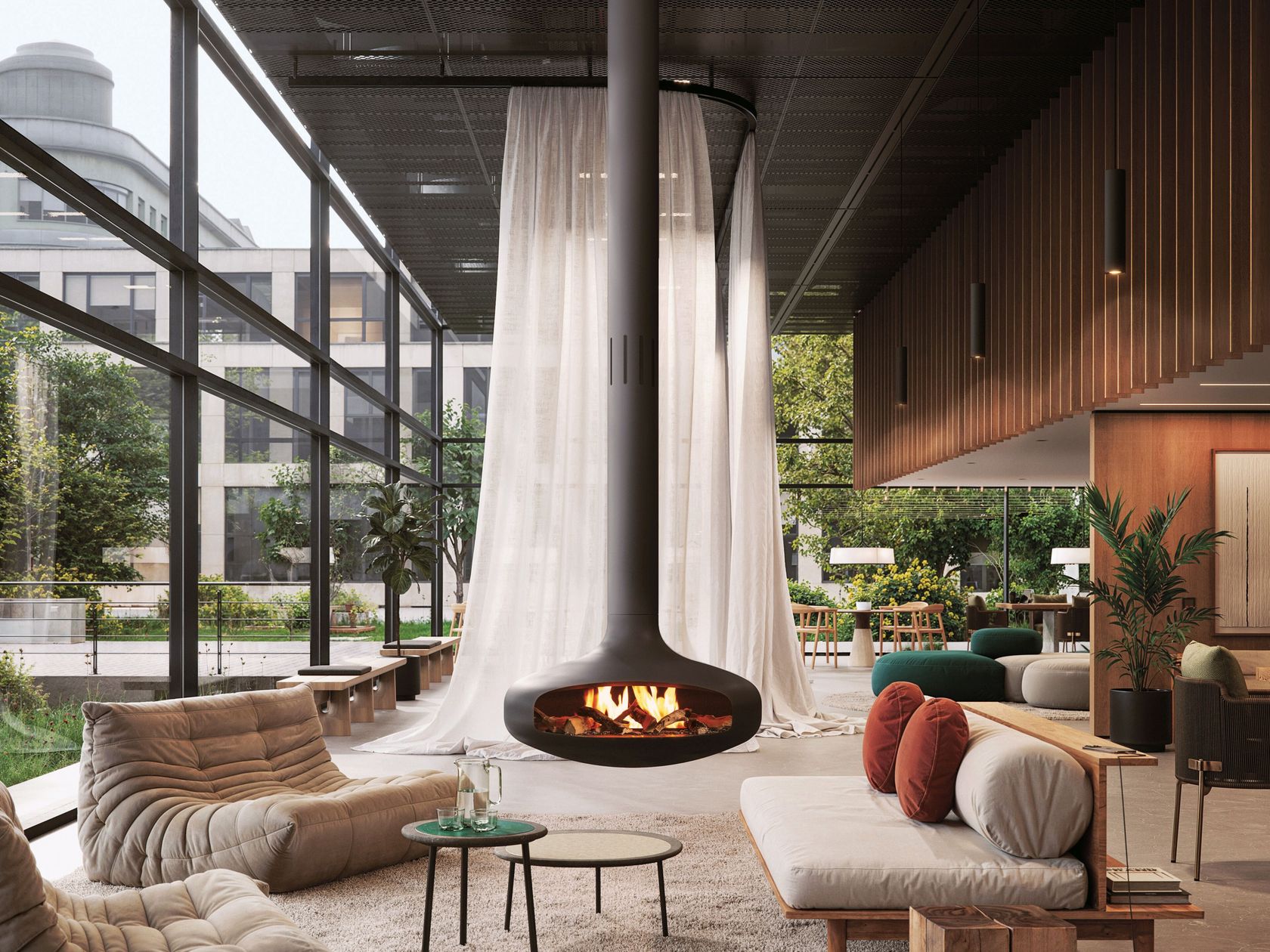 Hanging fireplaces | Archiproducts