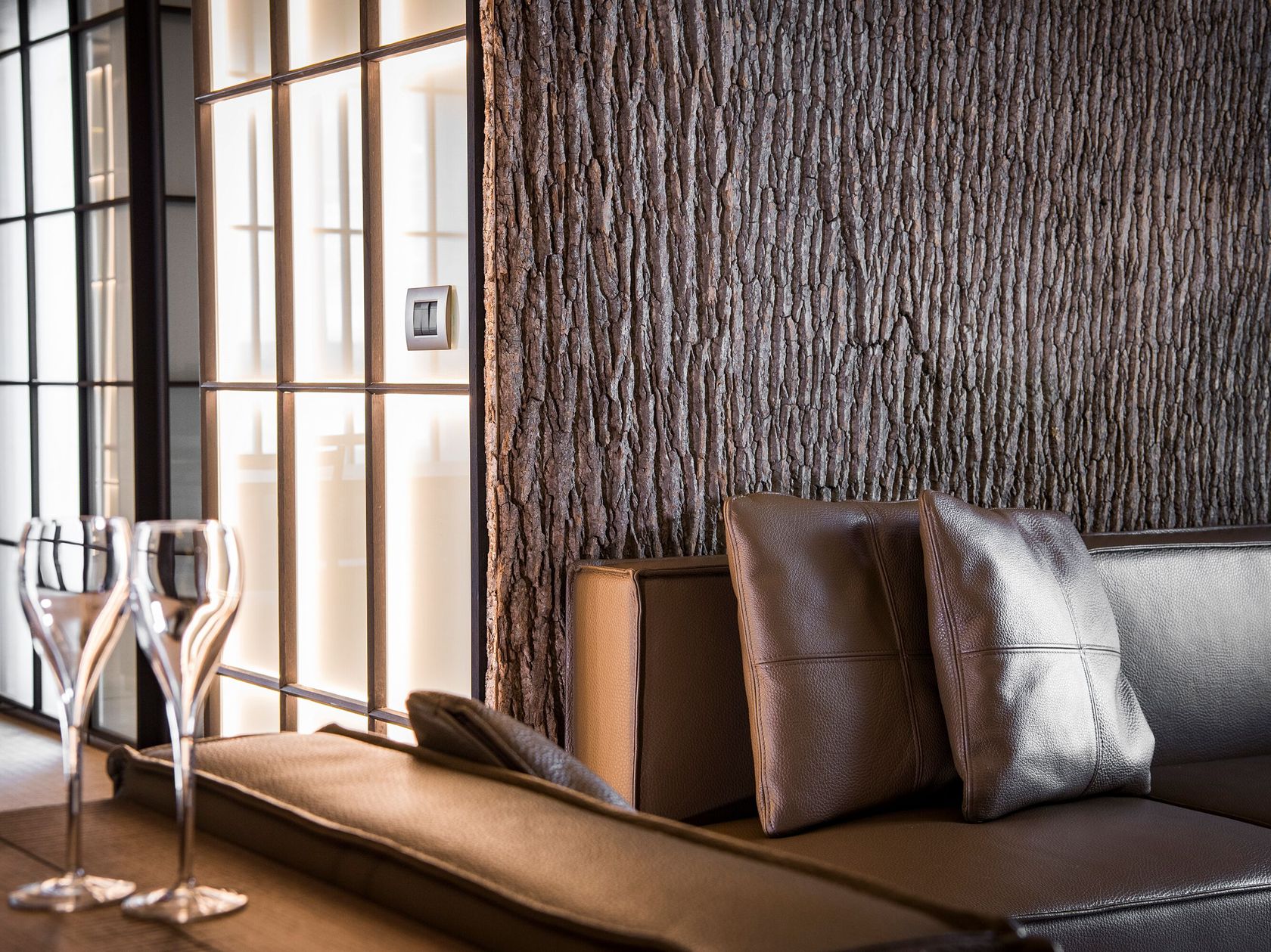 Bark House® POPLAR BARK WALL PANELS Poplar bark wall tiles By Freund GmbH