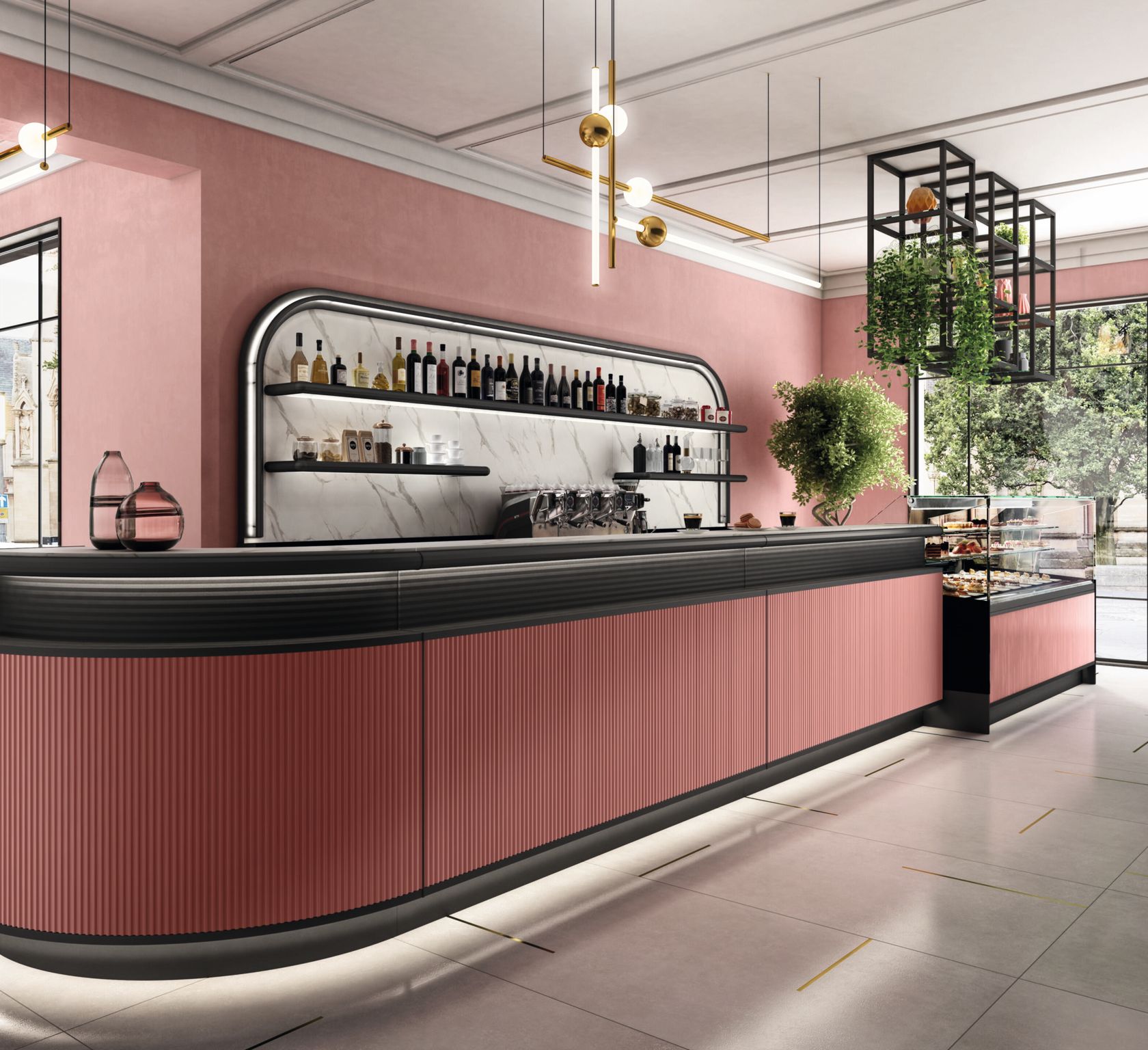 CARLTON Barra de bar By Frigomeccanica