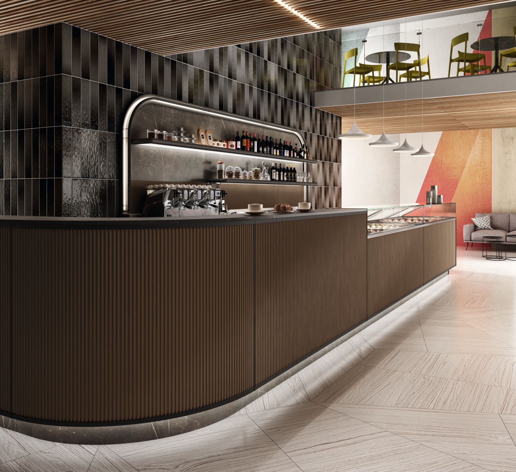 CARLTON Barra de bar By Frigomeccanica