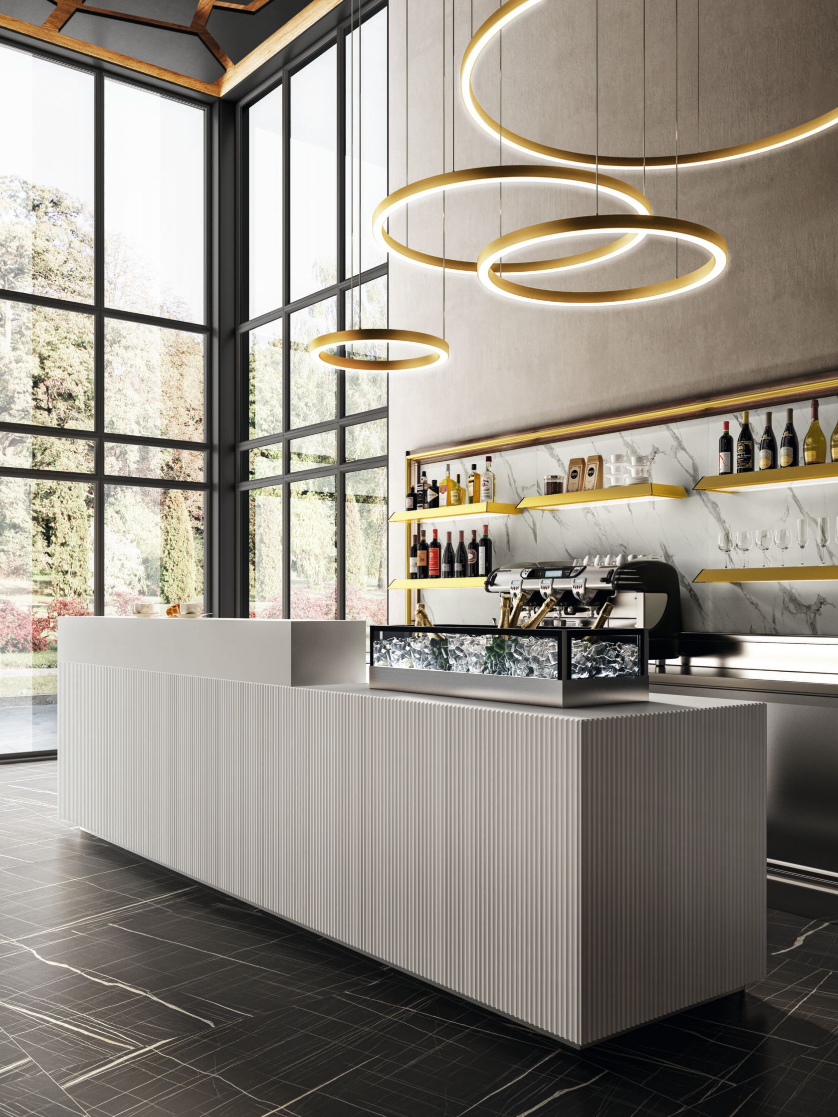 RIGO Bar counter By Frigomeccanica