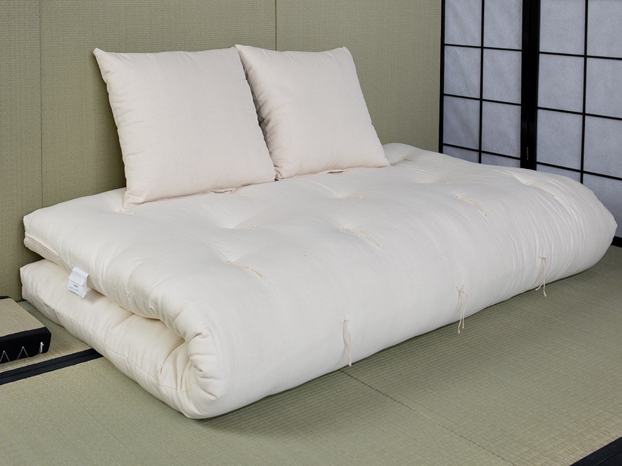 Colchón futón individual de algodón Futon con coco By Vivere Zen