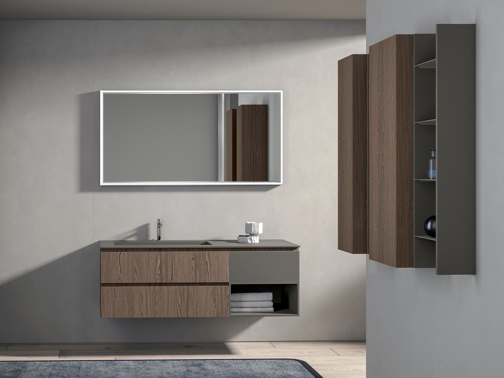 GALAXY 03 Wooden bathroom furniture set By BMT | design Gianni ...