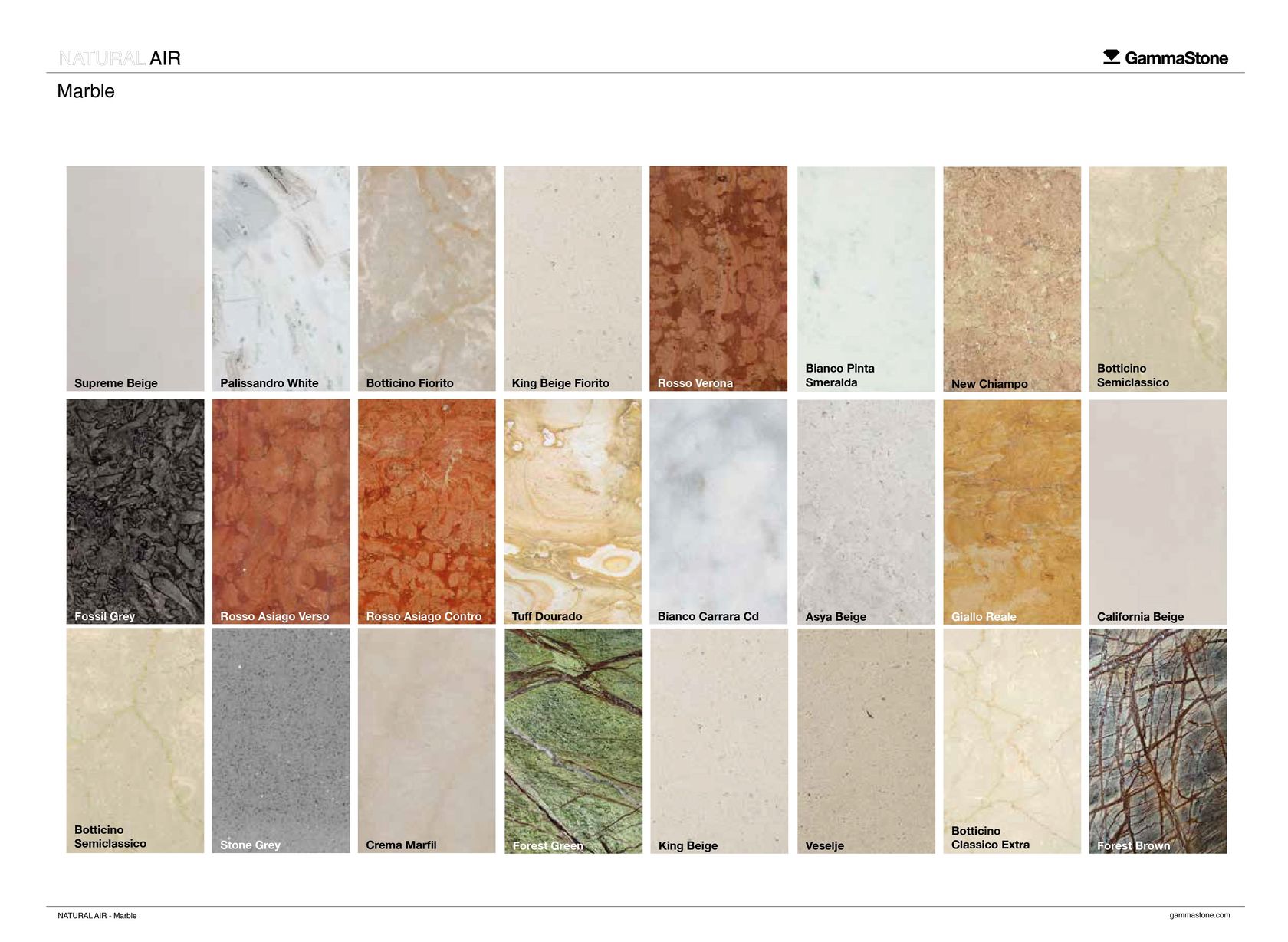 GAMMASTONE NATURAL AIR Natural stone Panel By GammaStone
