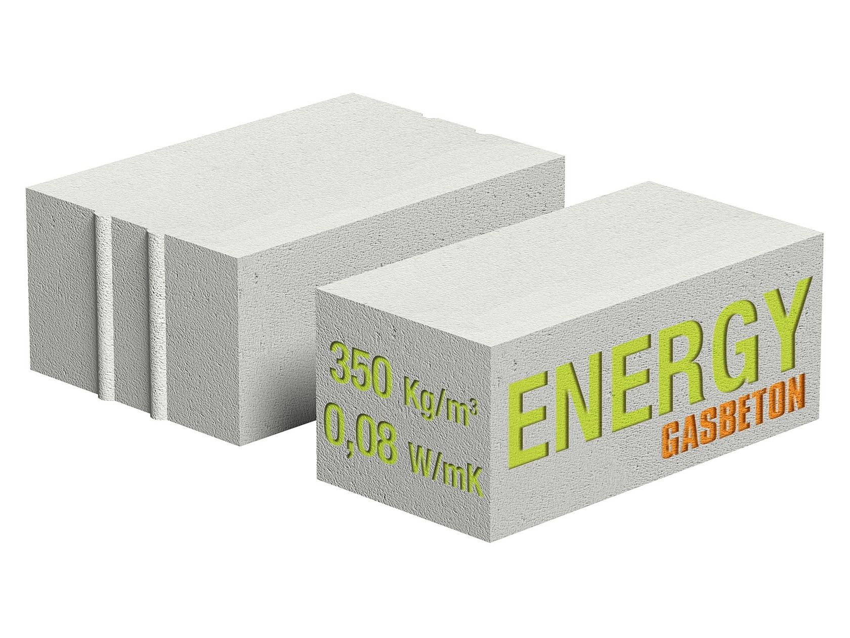 GASBETON® ENERGY Thermal insulating concrete block By Bacchi