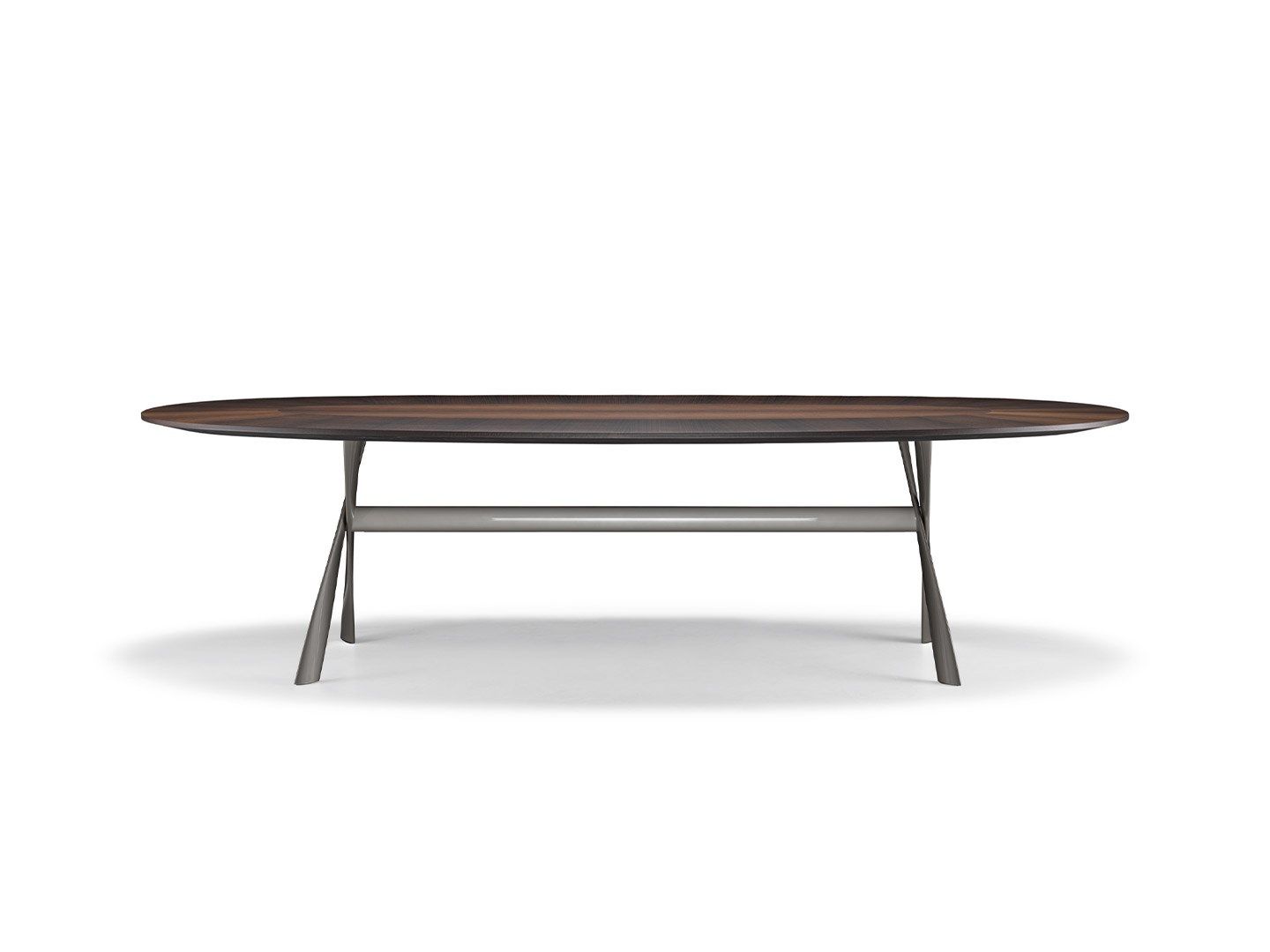 GATWICK Oval wooden dining table By Molteni & C. | design Rodolfo Dordoni