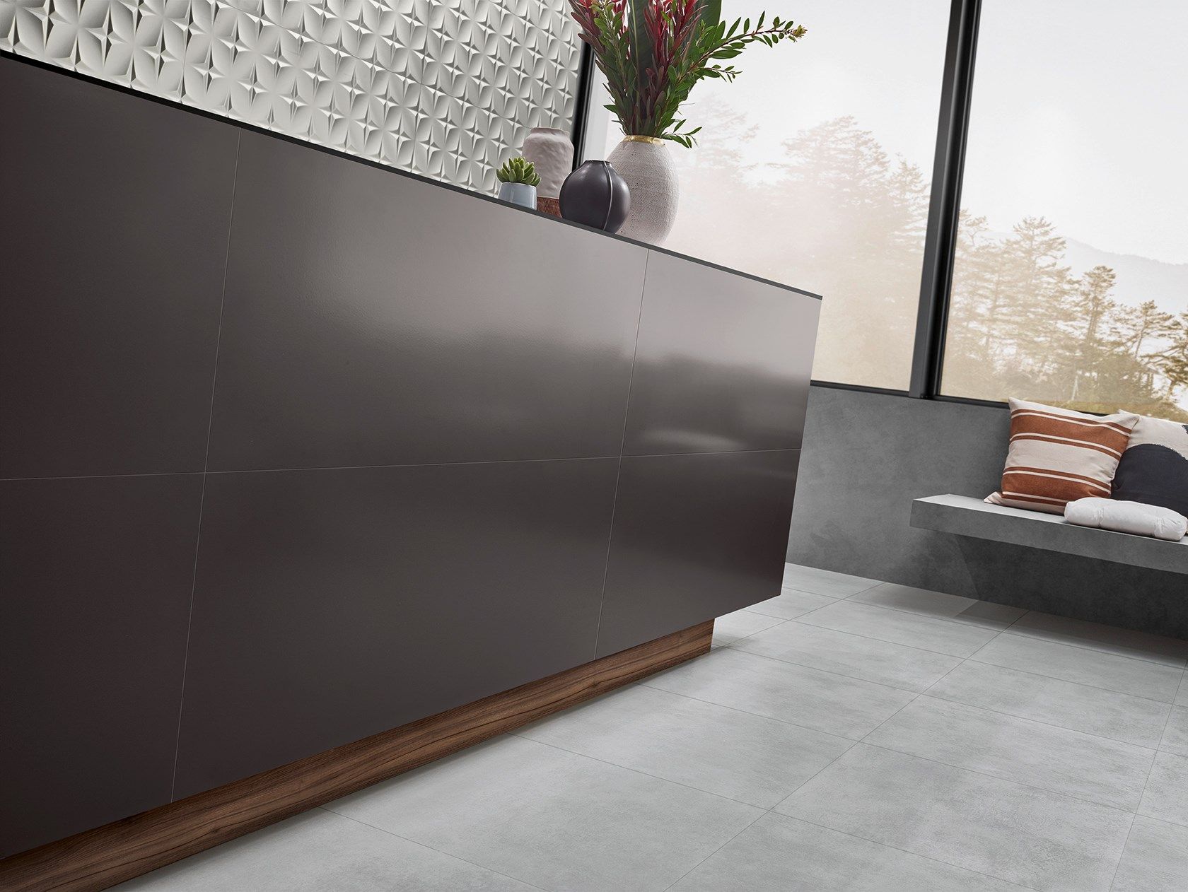 White-paste 3D Wall Cladding GENESIS By Love Tiles