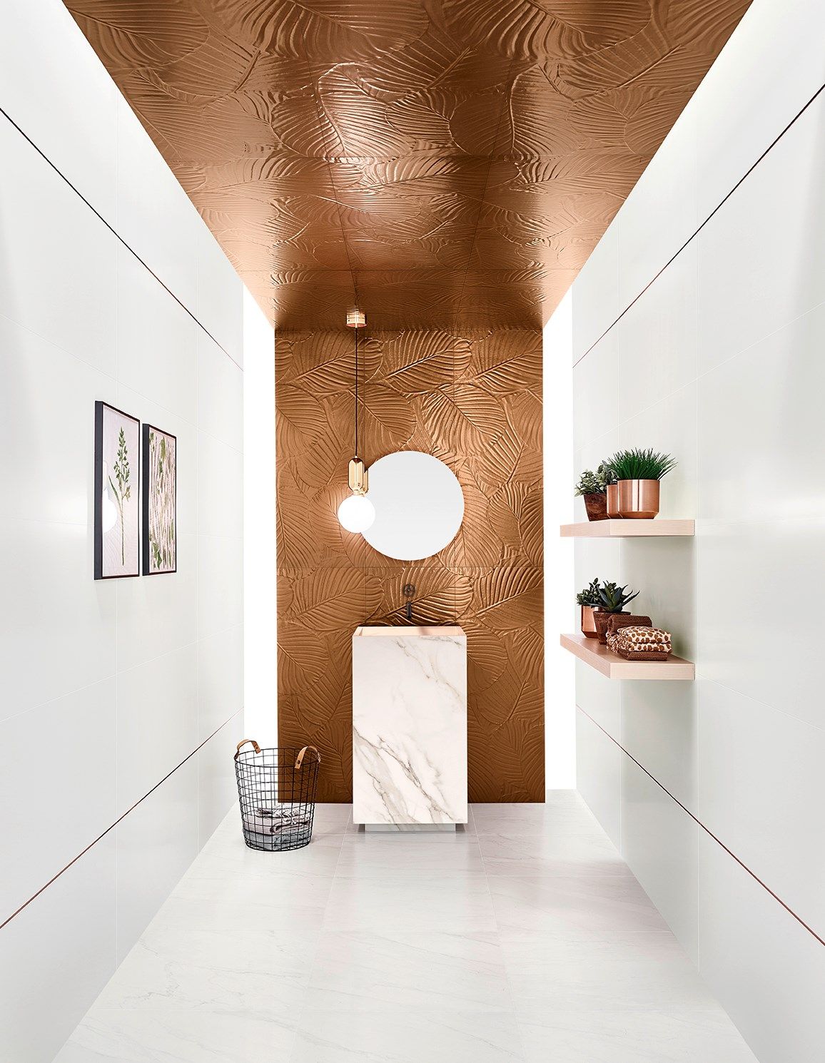 White-paste 3D Wall Cladding GENESIS By Love Tiles