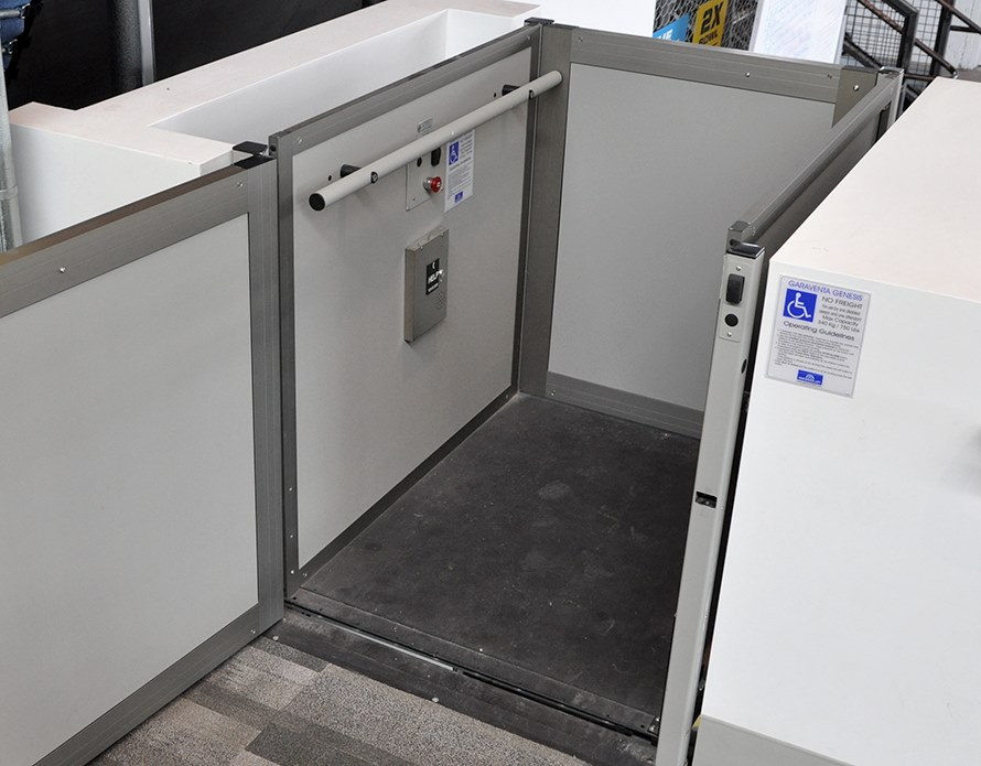 Platform lift GENESIS OPAL Vertical Platform Wheelchair Lift Collection ...