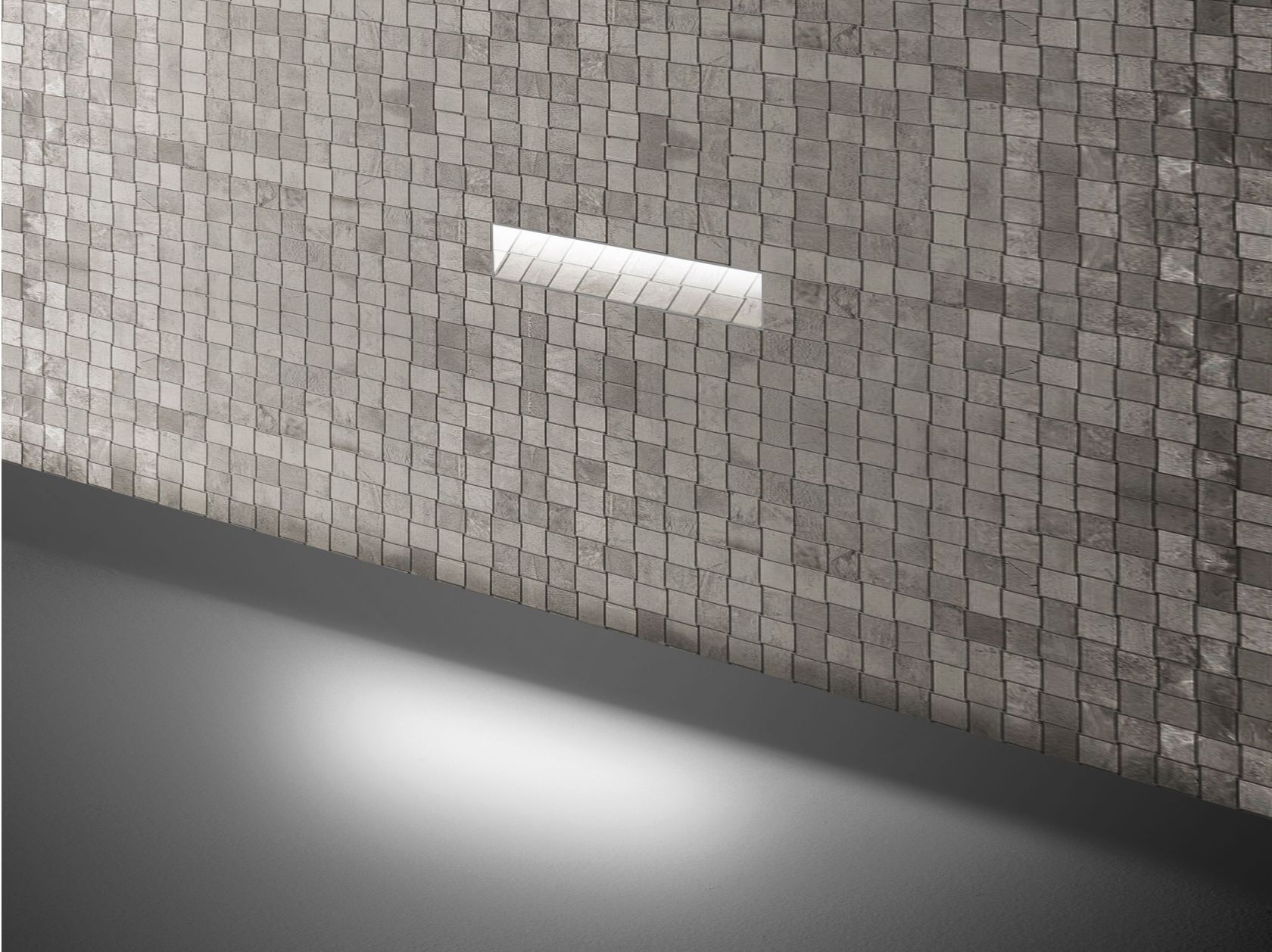 GHOST FOR CLADDING LED wall-mounted Anodized aluminium steplight By SIMES