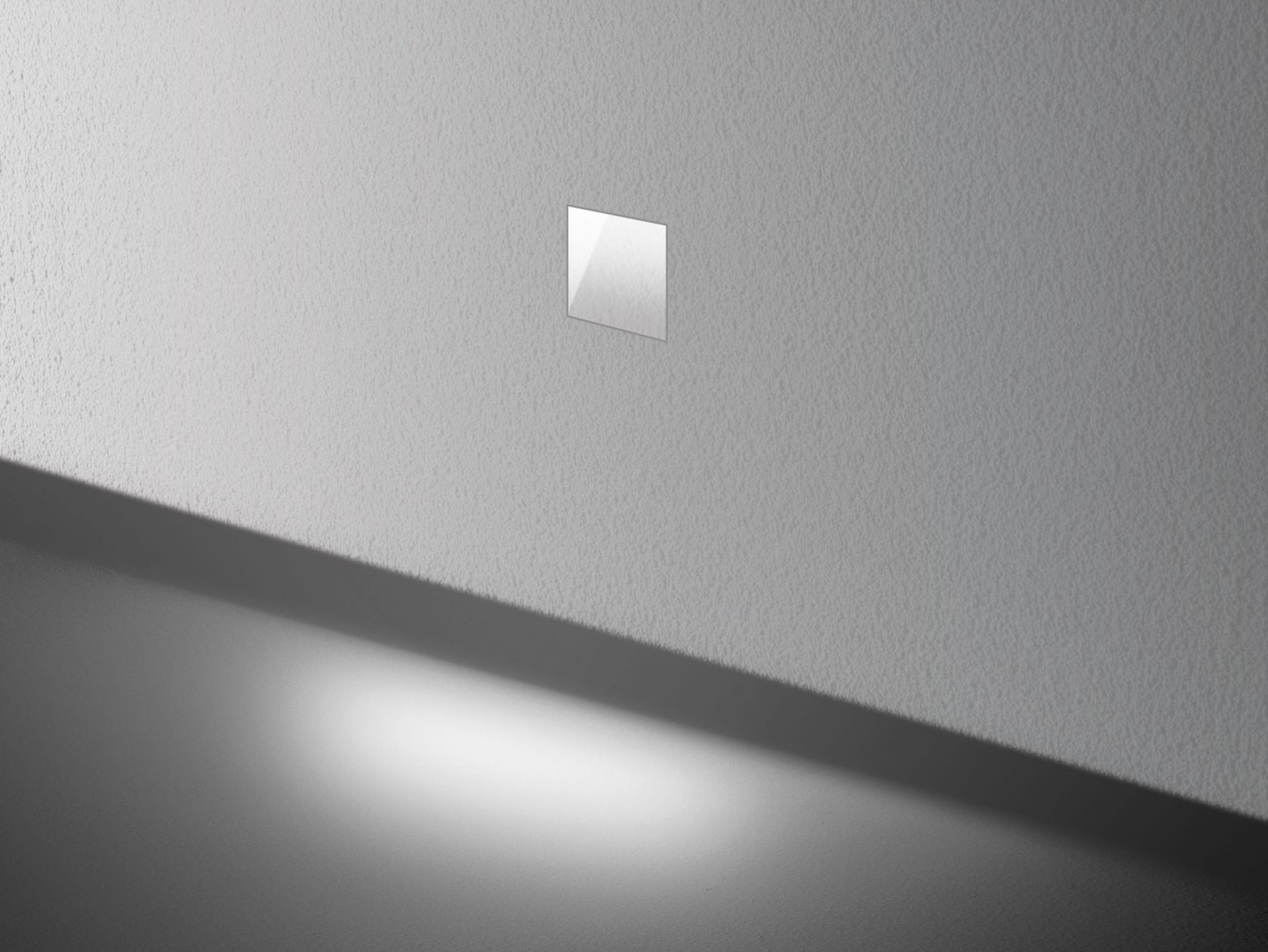 GHOST FOR CLADDING LED wall-mounted Anodized aluminium steplight By SIMES