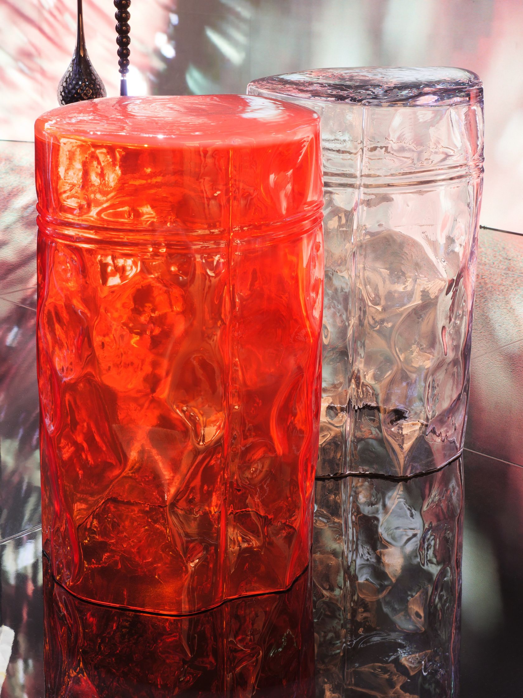 GIO STOOL Stool By Wave Murano Glass