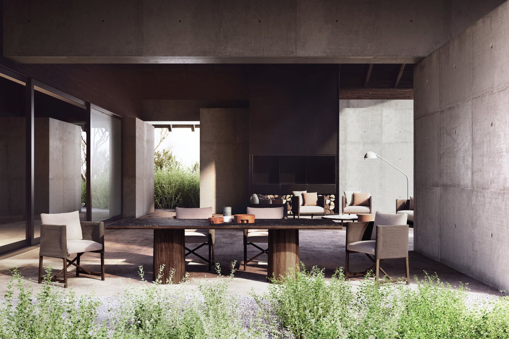 GIRO Folding chair with armrests By Kettal | design Vincent Van Duysen