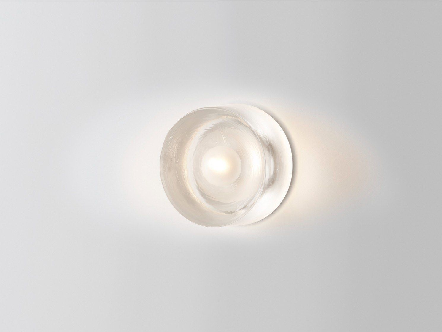 GLASS ANTON MINI LED glass wall light By Volker Haug Studio