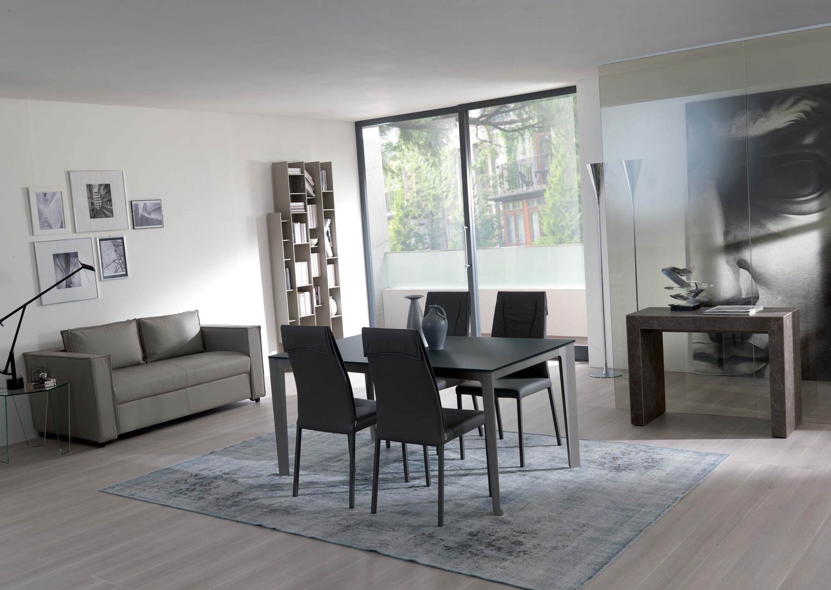 GLASS | Ceramic console table By Ozzio Italia design Marco Pozzoli