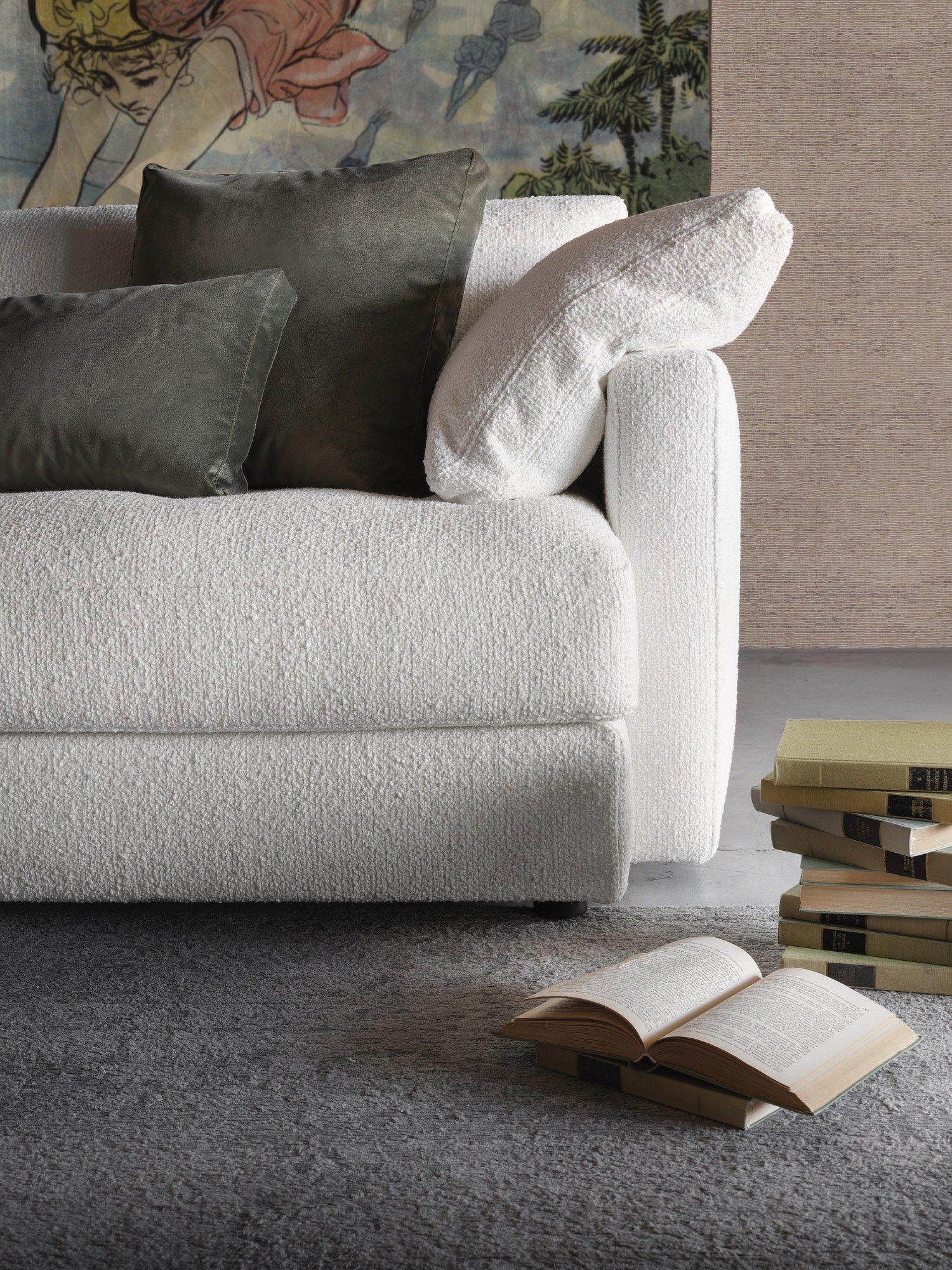 GLEE Modular fabric sofa By Lema