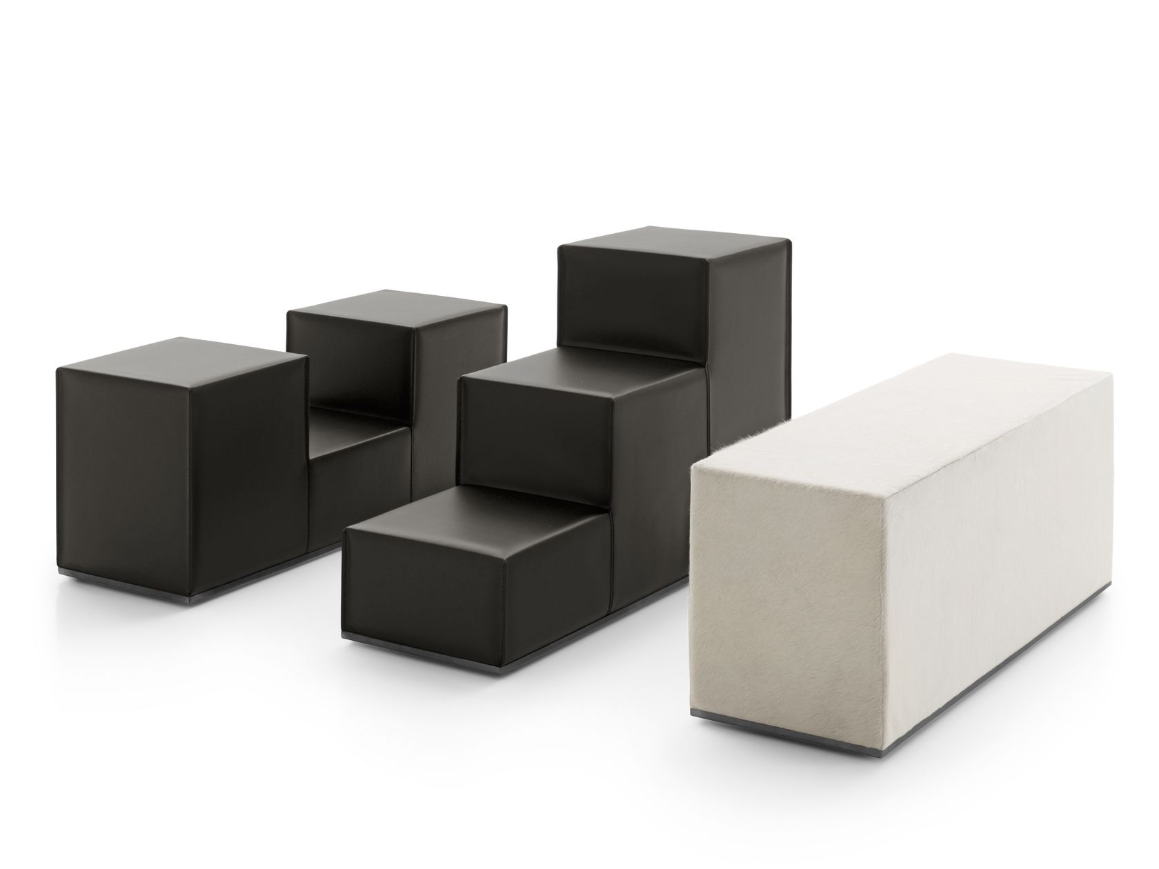 Pouf / coffee table GLI SCACCHI By B&B Italia design Mario Bellini