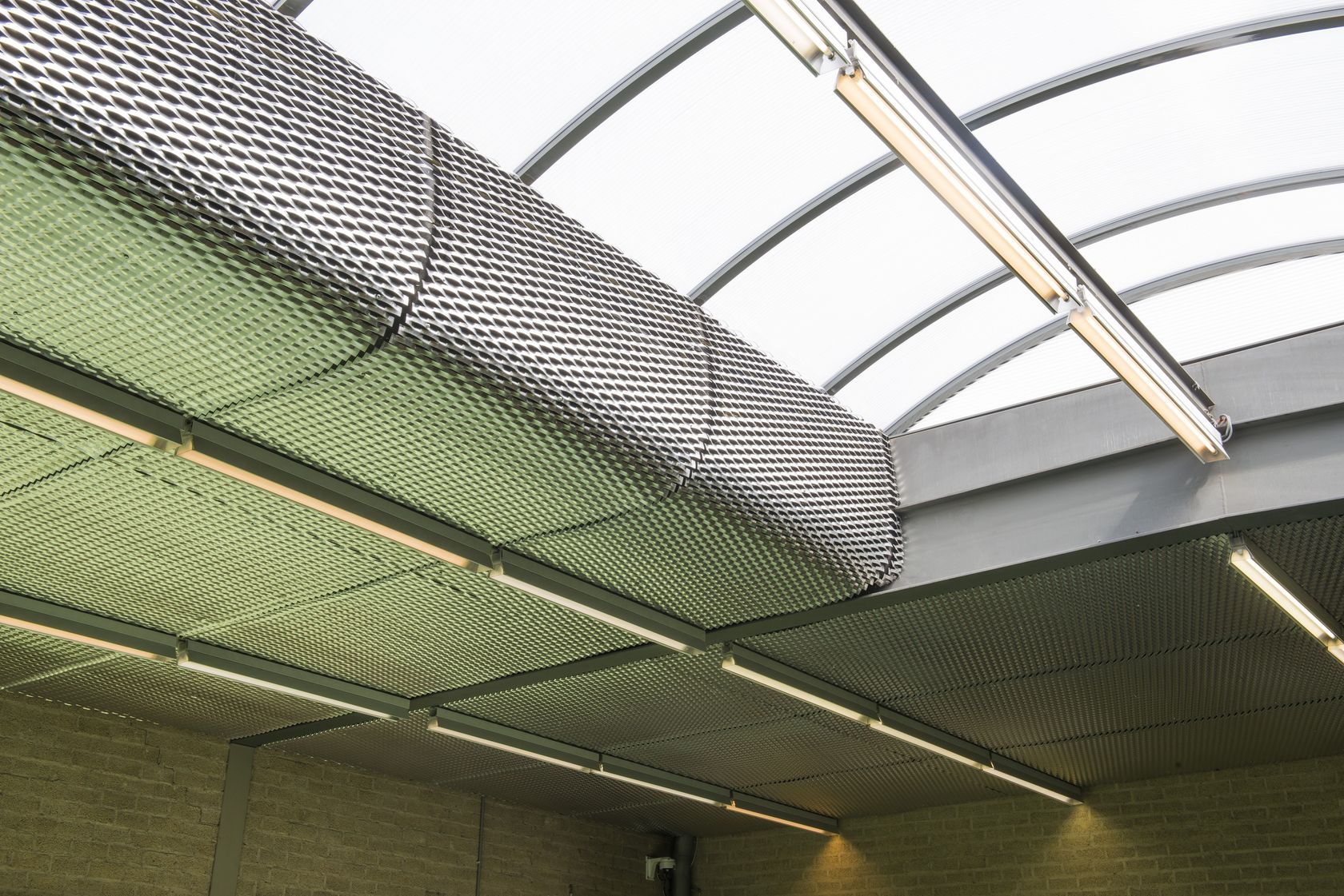 Expanded metal ceiling panels GM PLAC® By METAL DEPLOYE