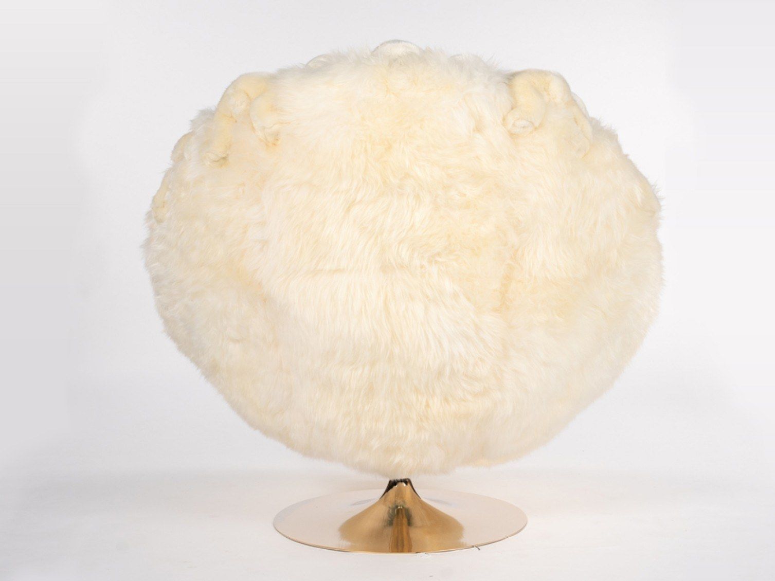 GOLDEN ICEBERG Upholstered polyester armchair By APCOLLECTION