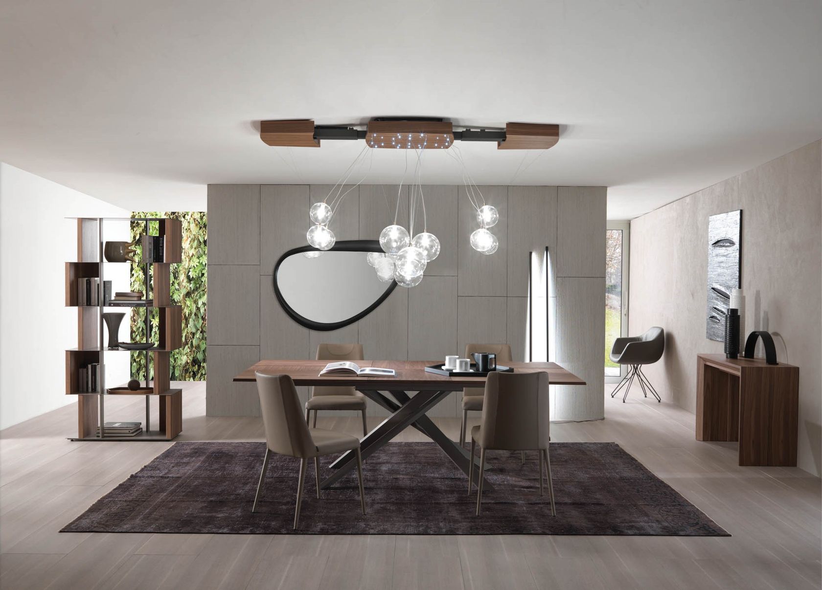 GOLIA | Console en bois By Ozzio Italia design Marco Pozzoli