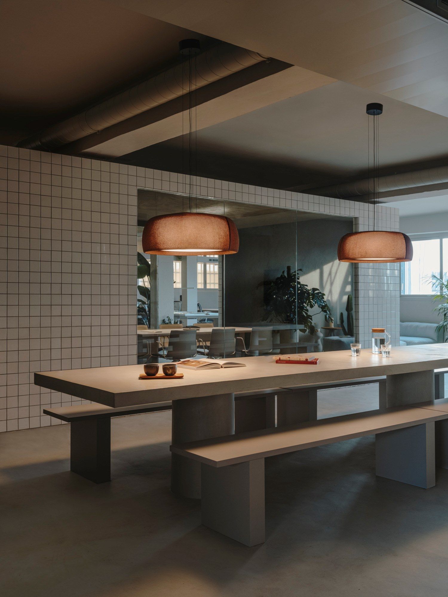 GONG LED fabric pendant lamp By LedsC4 | design Francesc Vilaró