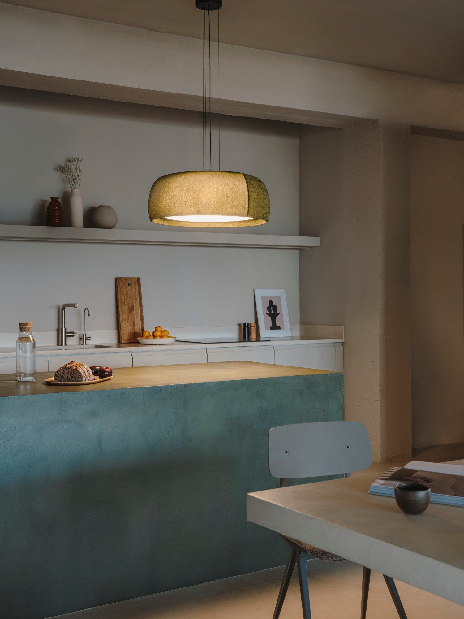GONG LED fabric pendant lamp By LedsC4 | design Francesc Vilaró