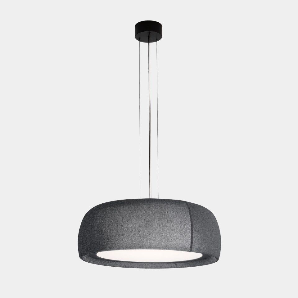 GONG LED fabric pendant lamp By LedsC4 | design Francesc Vilaró