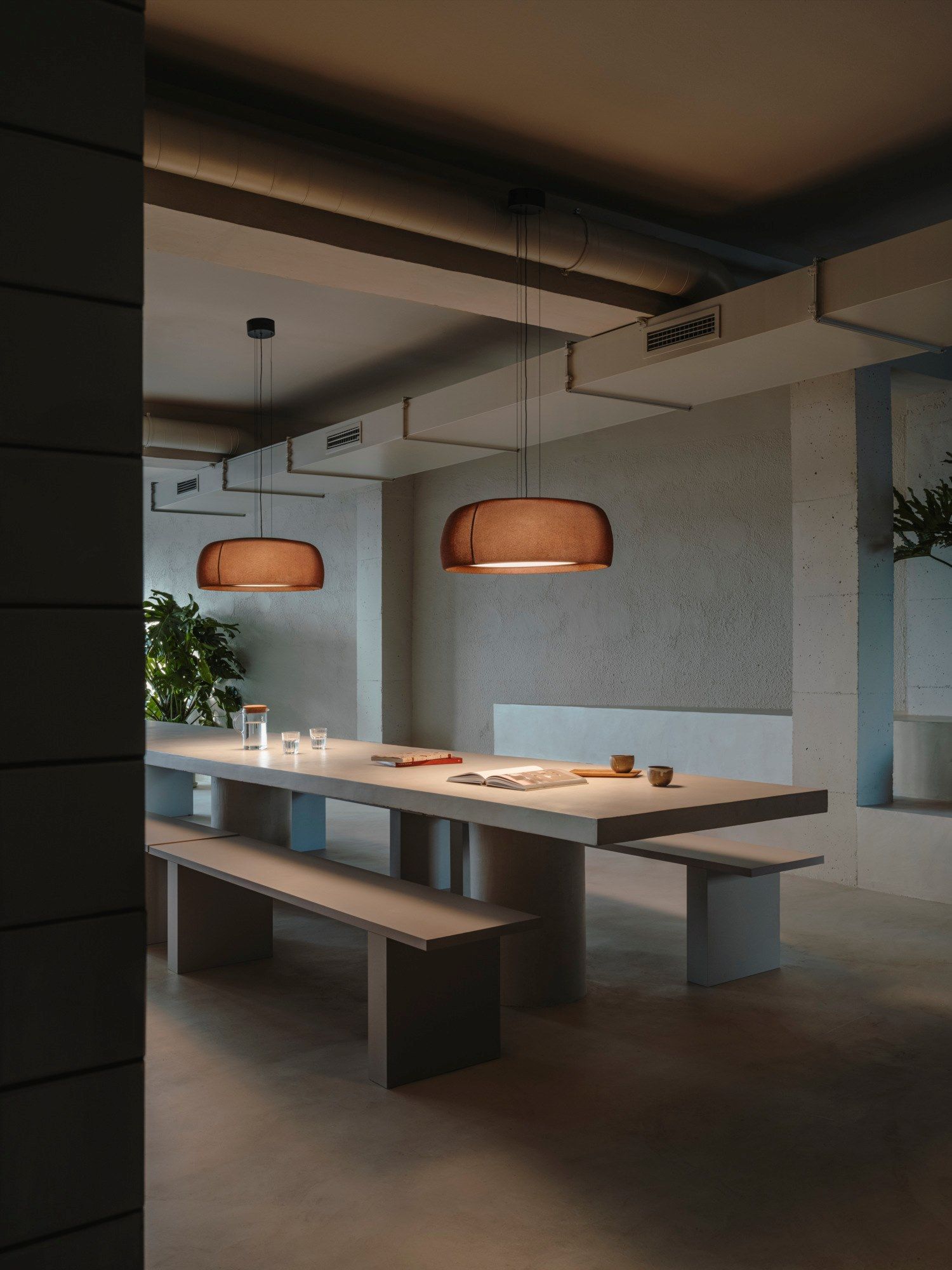 GONG LED fabric pendant lamp By LedsC4 | design Francesc Vilaró