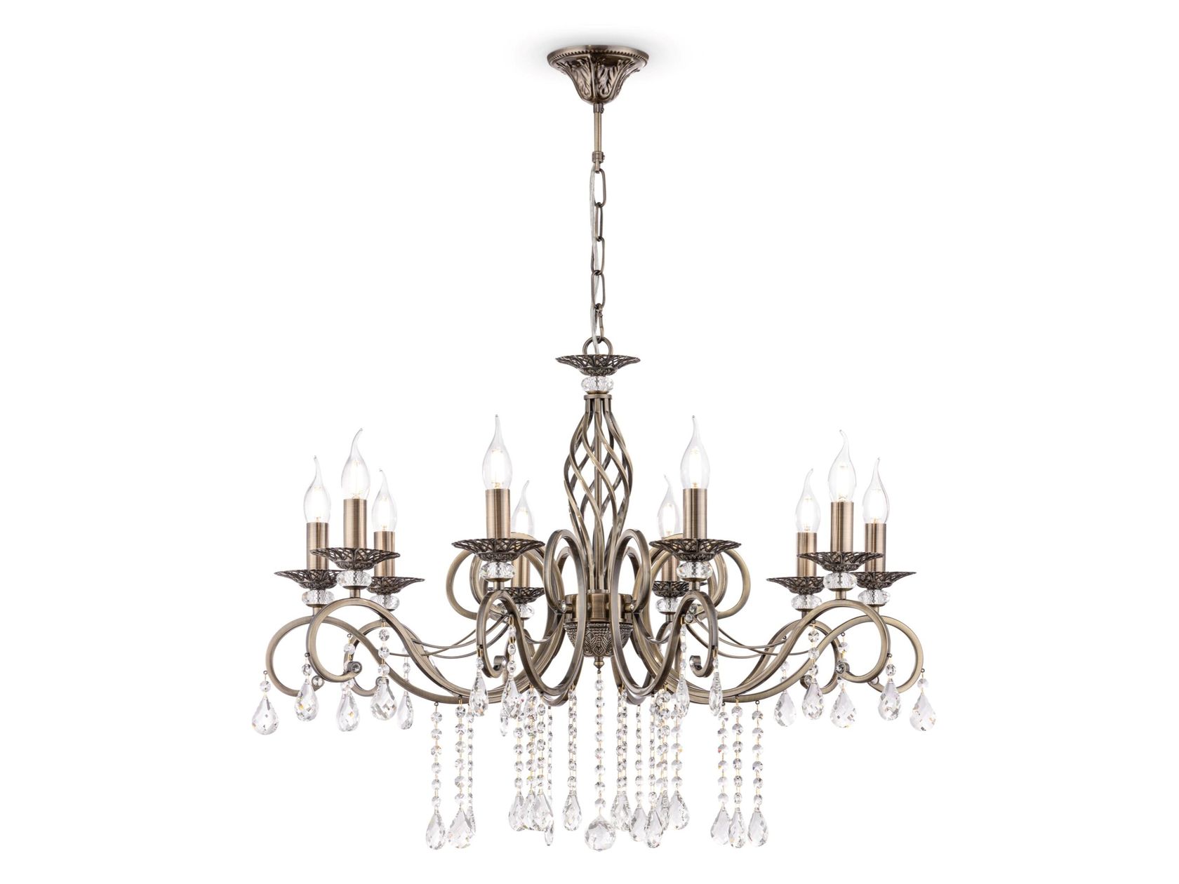GRACE Metal chandelier with crystals By MAYTONI