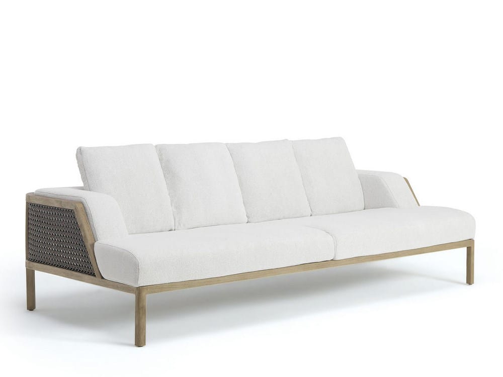 GRAND LIFE 4 seater garden sofa By Ethimo | design Christophe Pillet