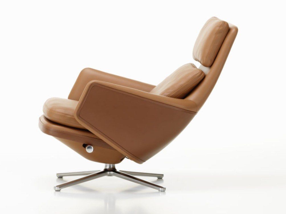 GRAND RELAX | Leather armchair By Vitra design Antonio Citterio