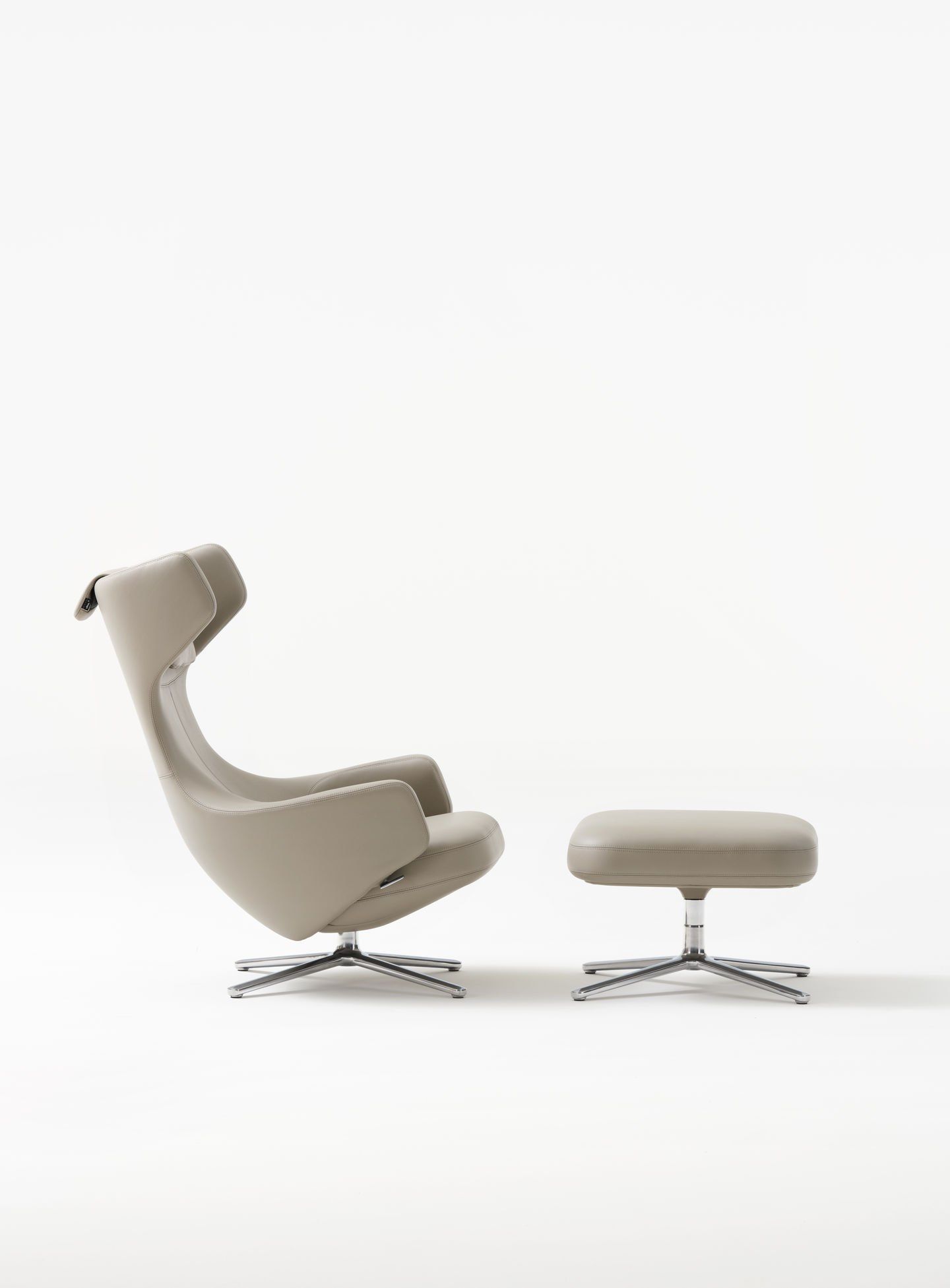 Swivel recliner armchair with footstool GRAND REPOS & OTTOMAN Repos ...