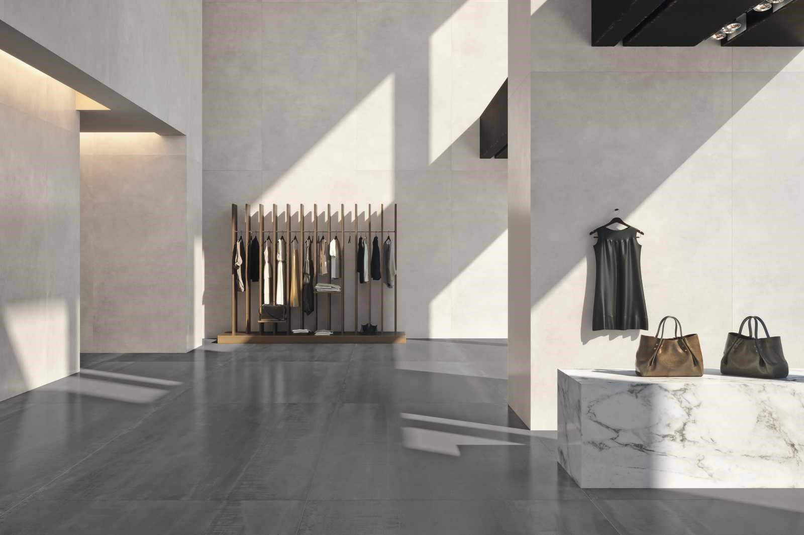 GRANDE | Wall/floor tiles with concrete effect Grande Collection By MARAZZI