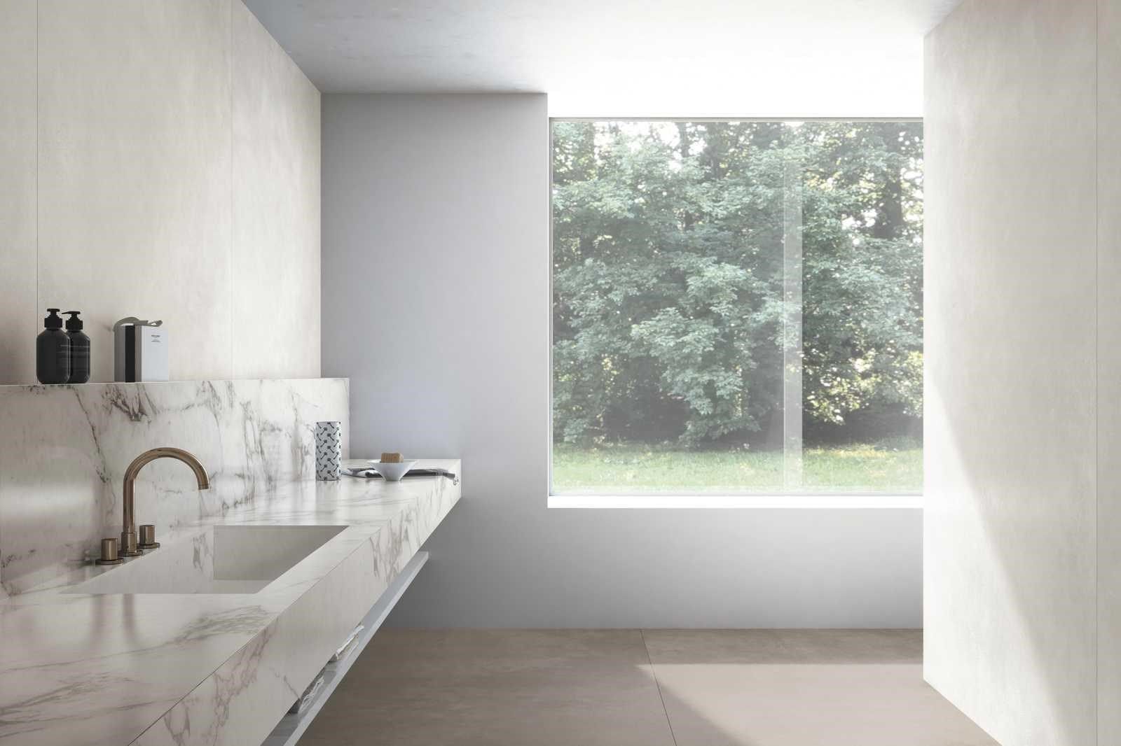 GRANDE | Wall/floor tiles with concrete effect Grande Collection By MARAZZI